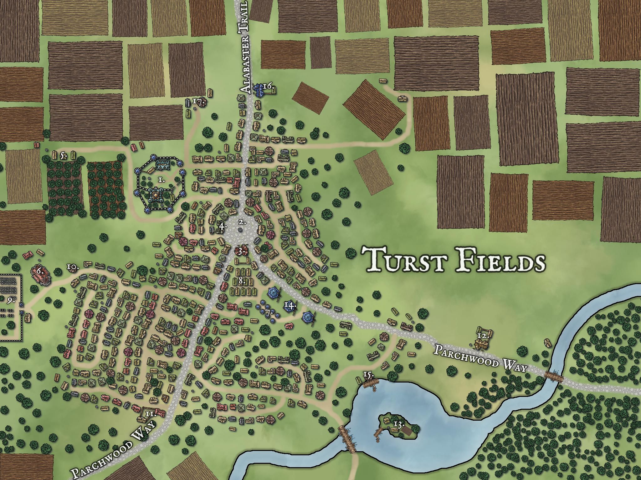 Turst Fields | Inkarnate - Create Fantasy Maps Online