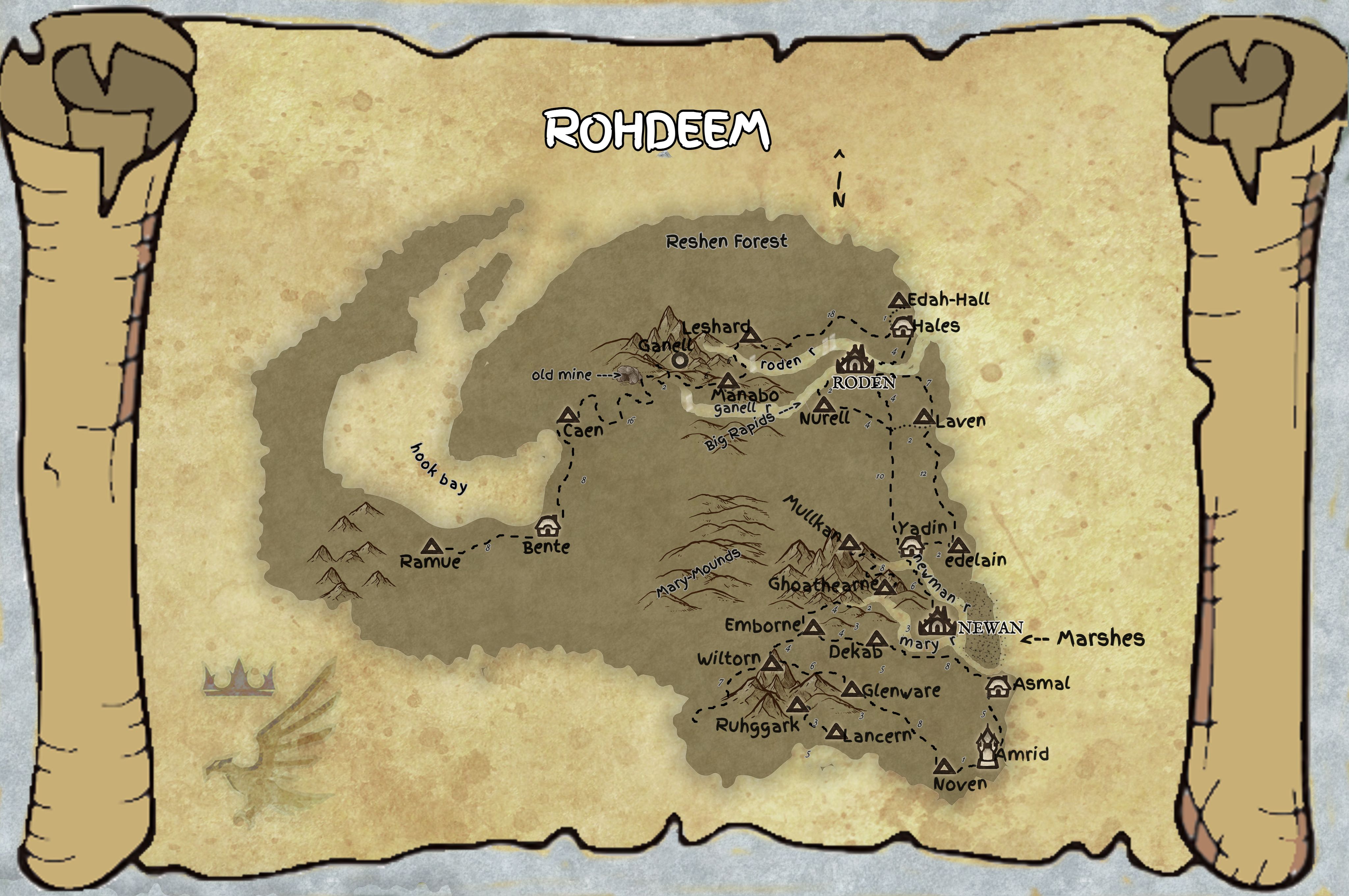 Territory - Rohdeem Scroll | Inkarnate - Create Fantasy Maps Online