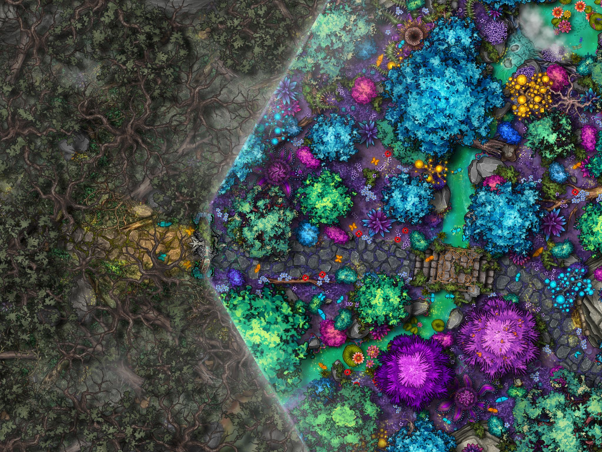 Gateway to the Fey | Inkarnate - Create Fantasy Maps Online