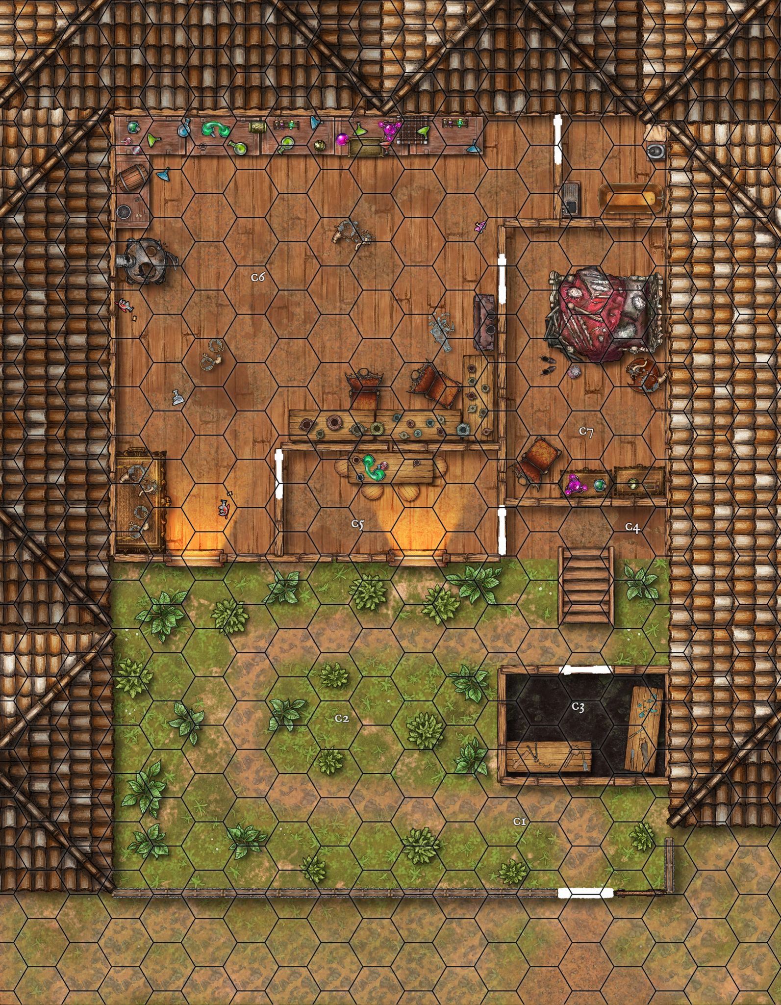 OoA Gattlbee's House | Inkarnate - Create Fantasy Maps Online