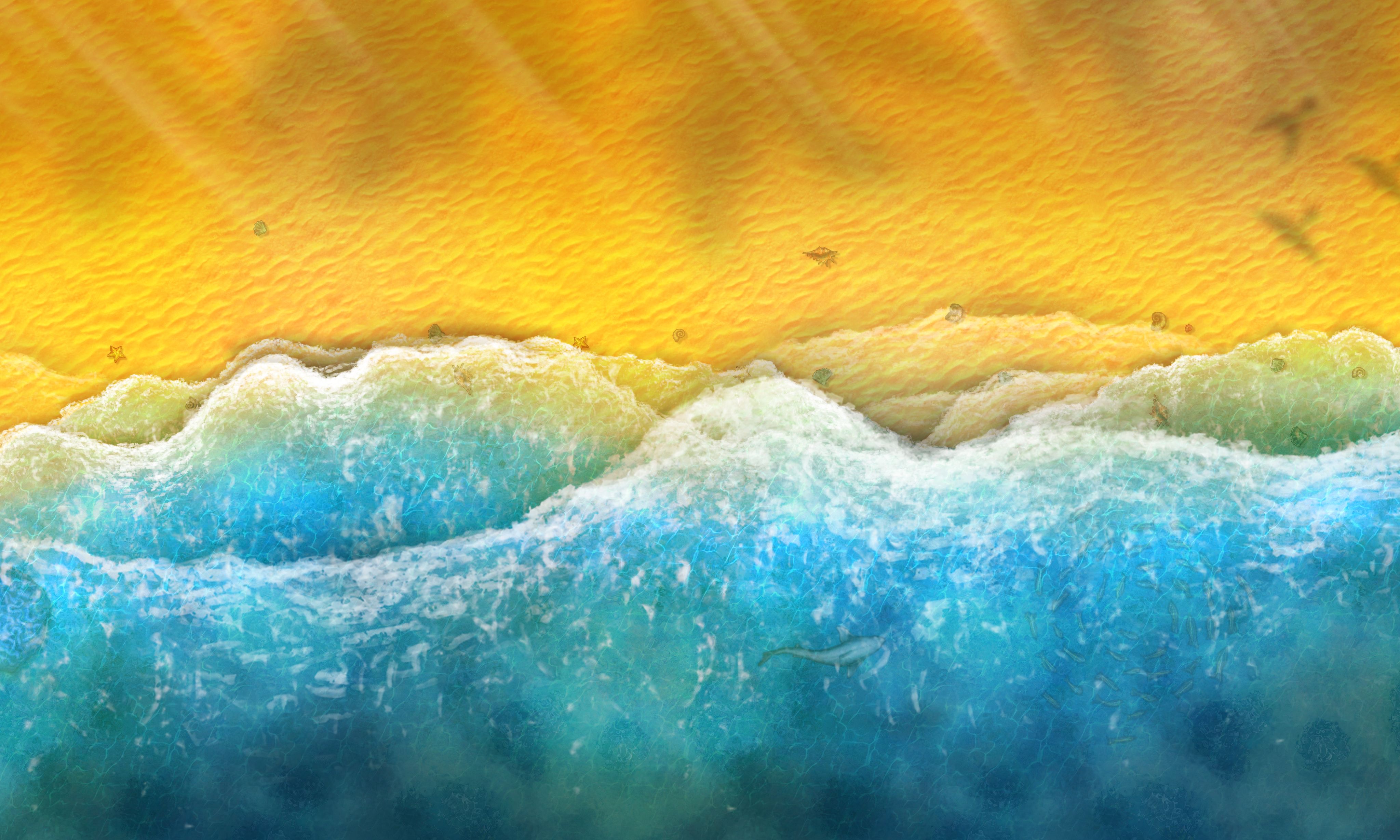 Aroace - Sand Beach | Inkarnate - Create Fantasy Maps Online