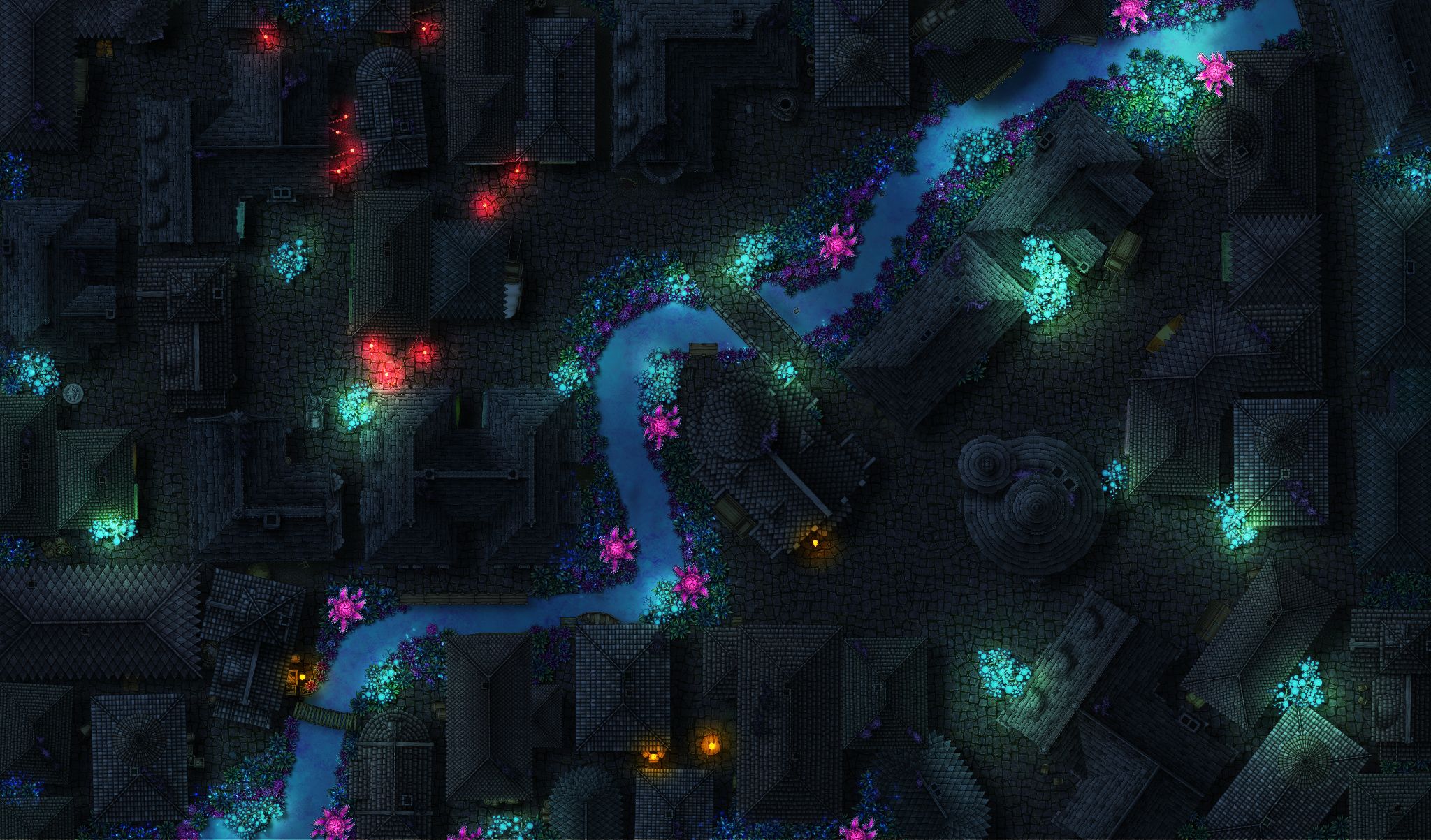 Underdark City district for large scale combat | Inkarnate - Create ...