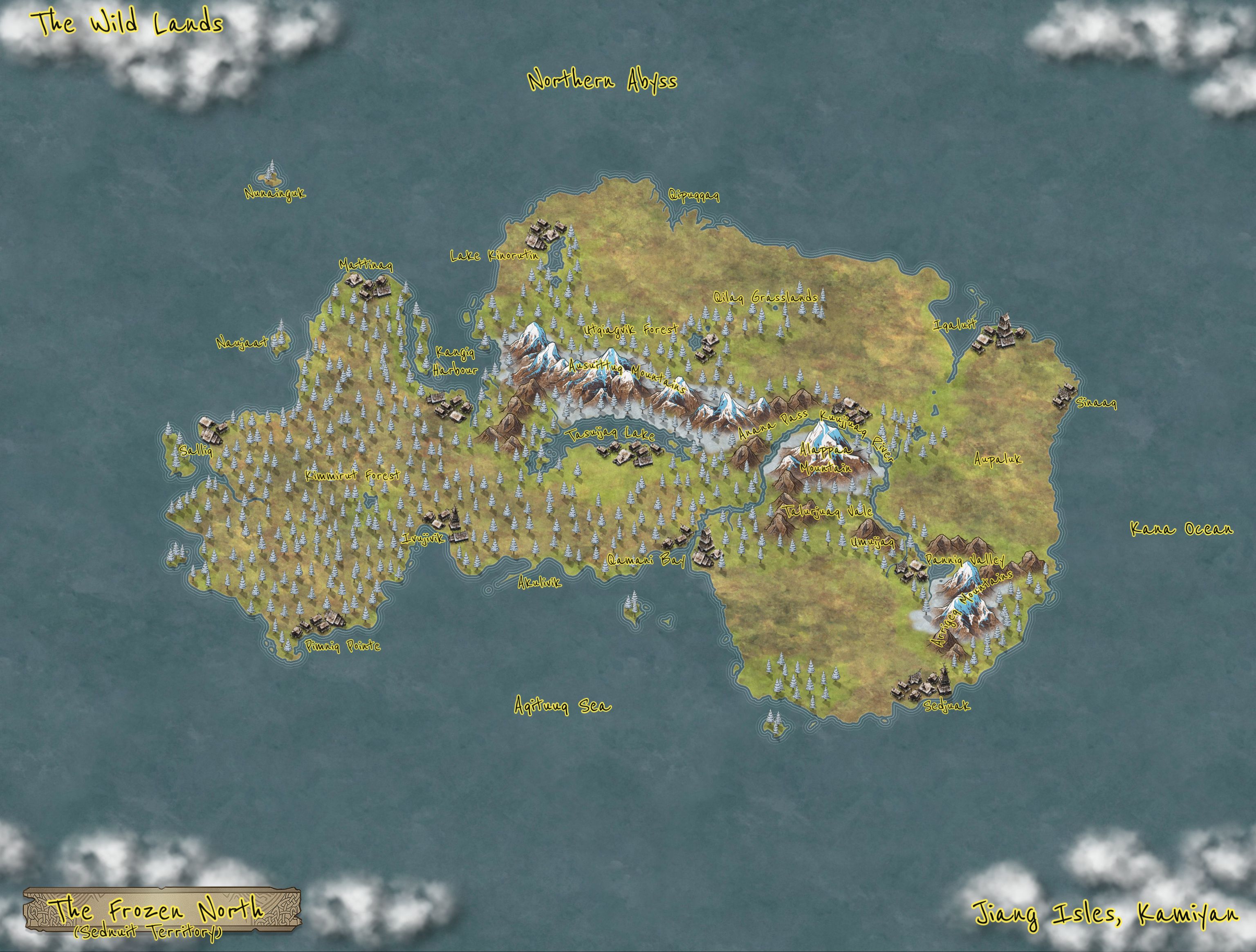 The Frozen North | Inkarnate - Create Fantasy Maps Online