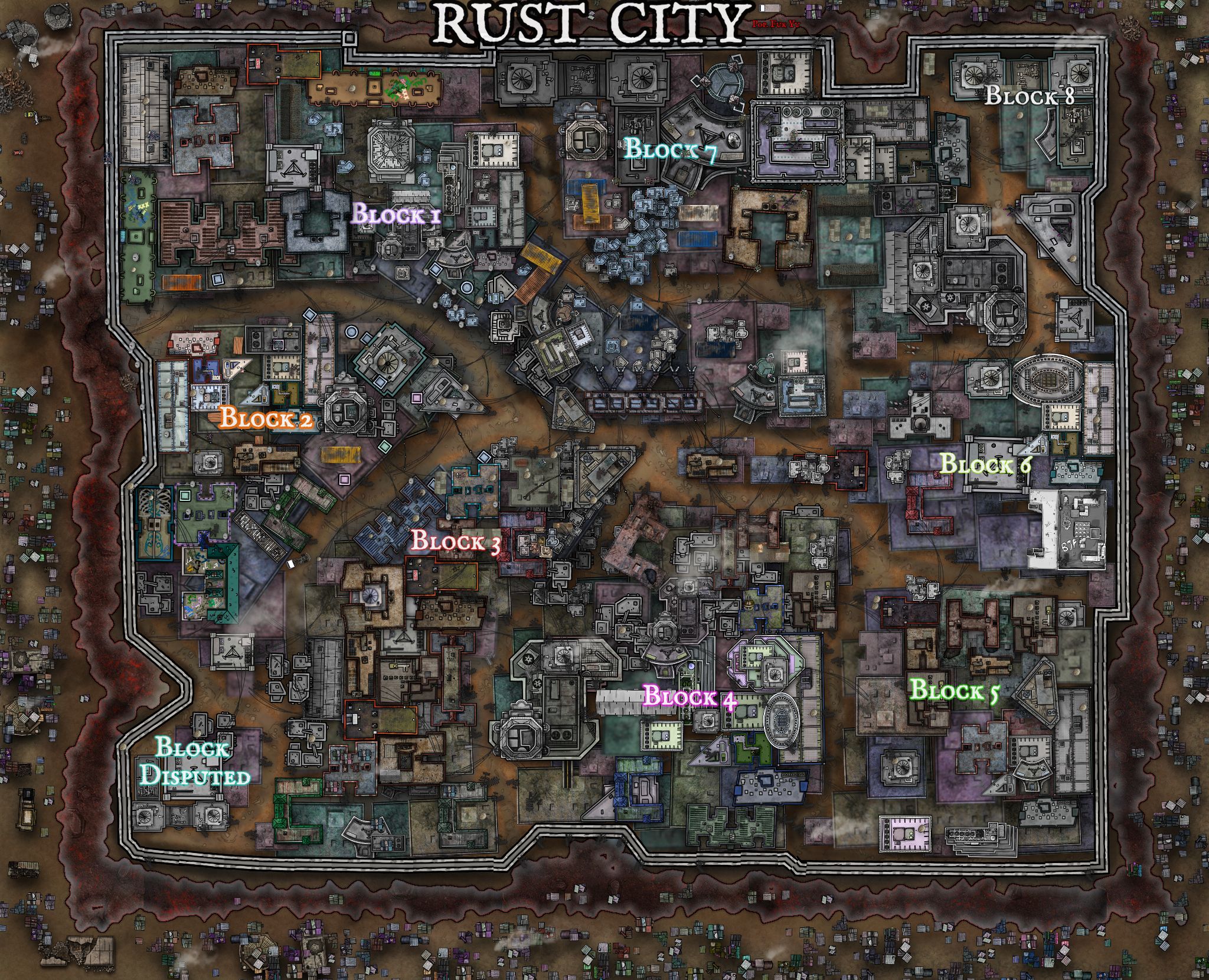 Rust City wide shot | Inkarnate - Create Fantasy Maps Online