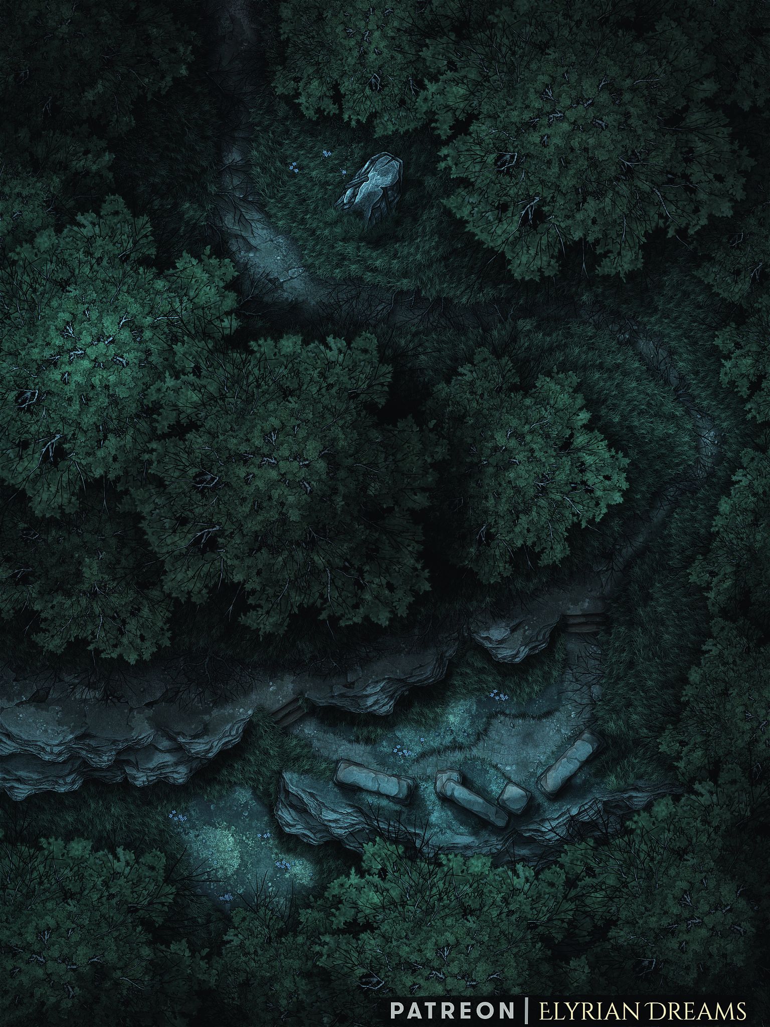Birchwood Forest: OfDaysGone_night | Inkarnate - Create Fantasy Maps Online