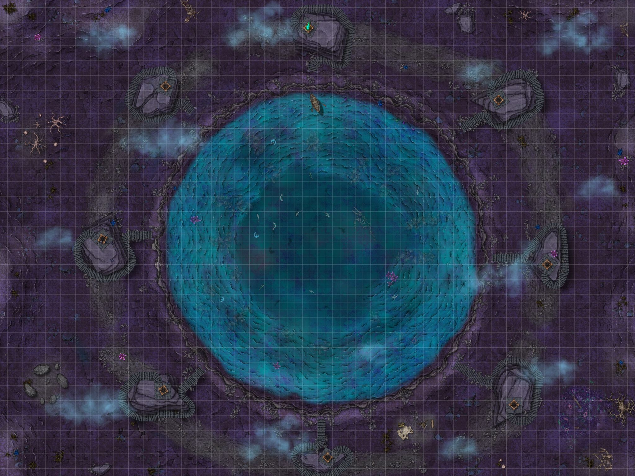 Yon: Fey Beacons | Inkarnate - Create Fantasy Maps Online