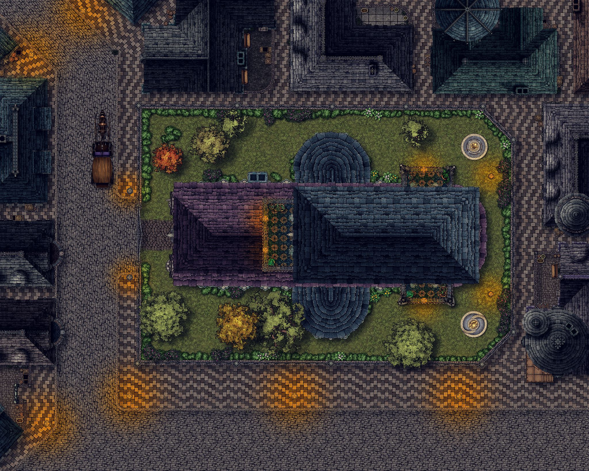 Auction House - Outside 75x60 | Inkarnate - Create Fantasy Maps Online