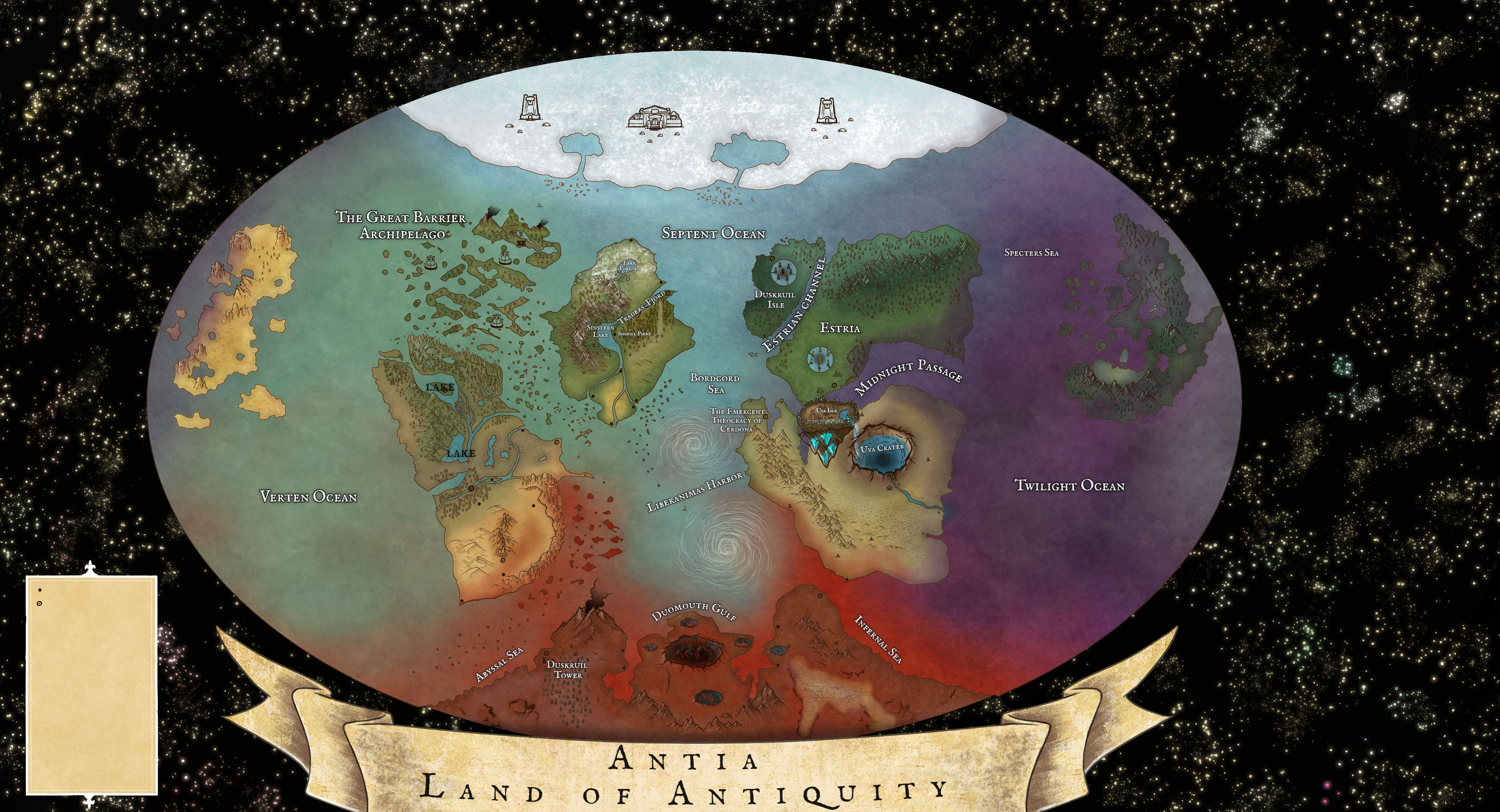 Parch Map Antia | Inkarnate - Create Fantasy Maps Online