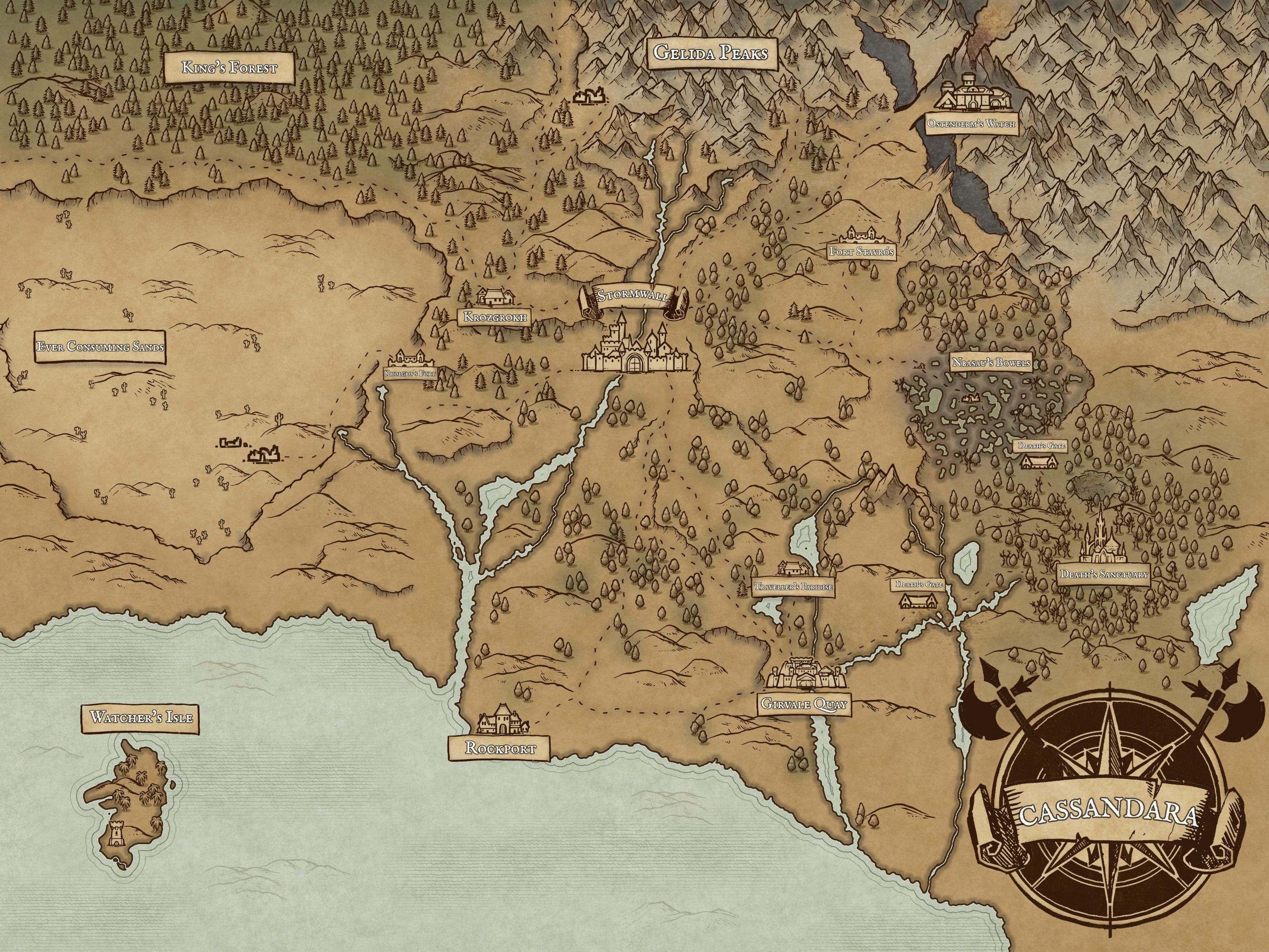 Alex's Map Time Skip | Inkarnate - Create Fantasy Maps Online