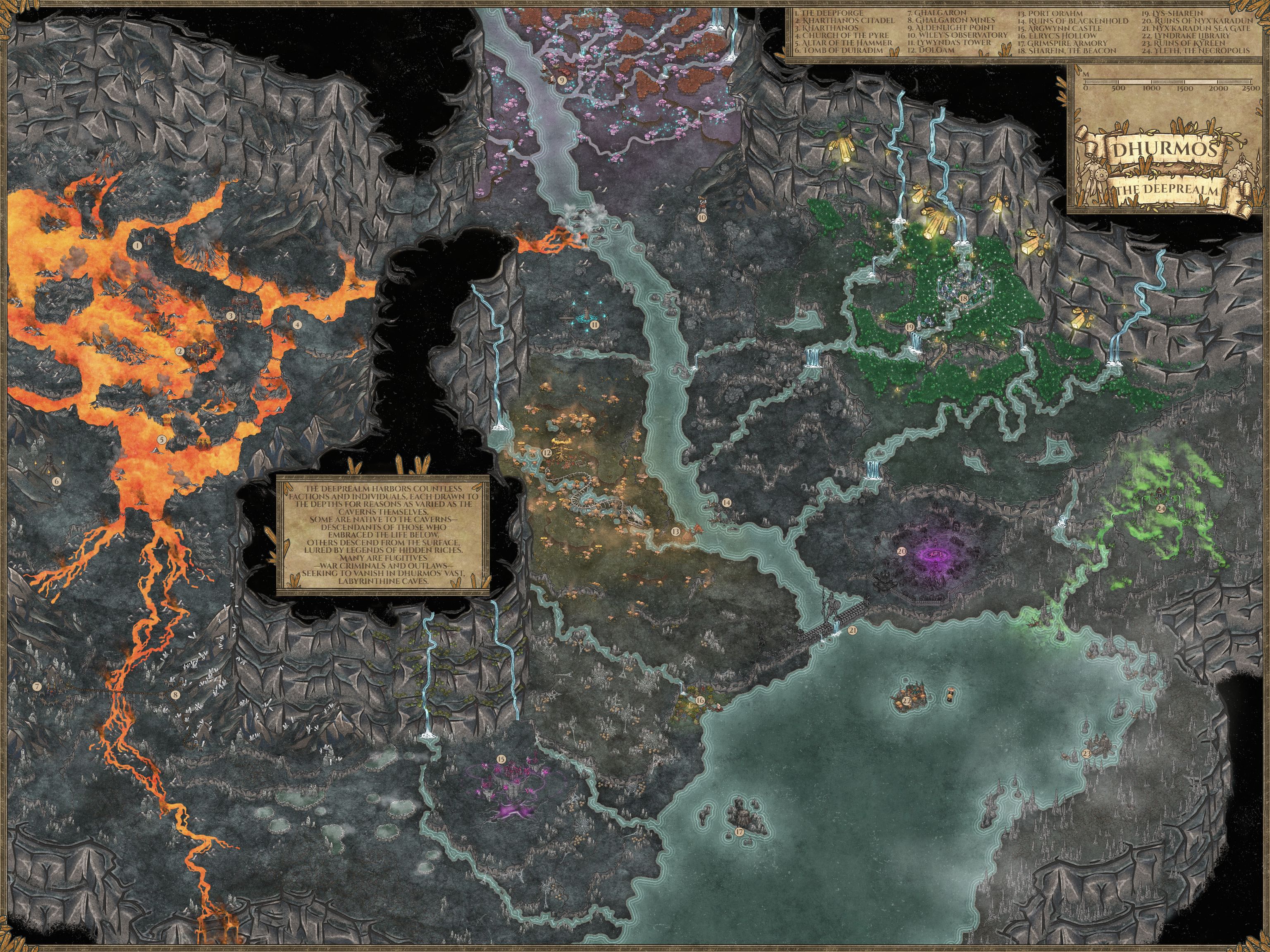 Dhurmos, the Deeprealm | Inkarnate - Create Fantasy Maps Online