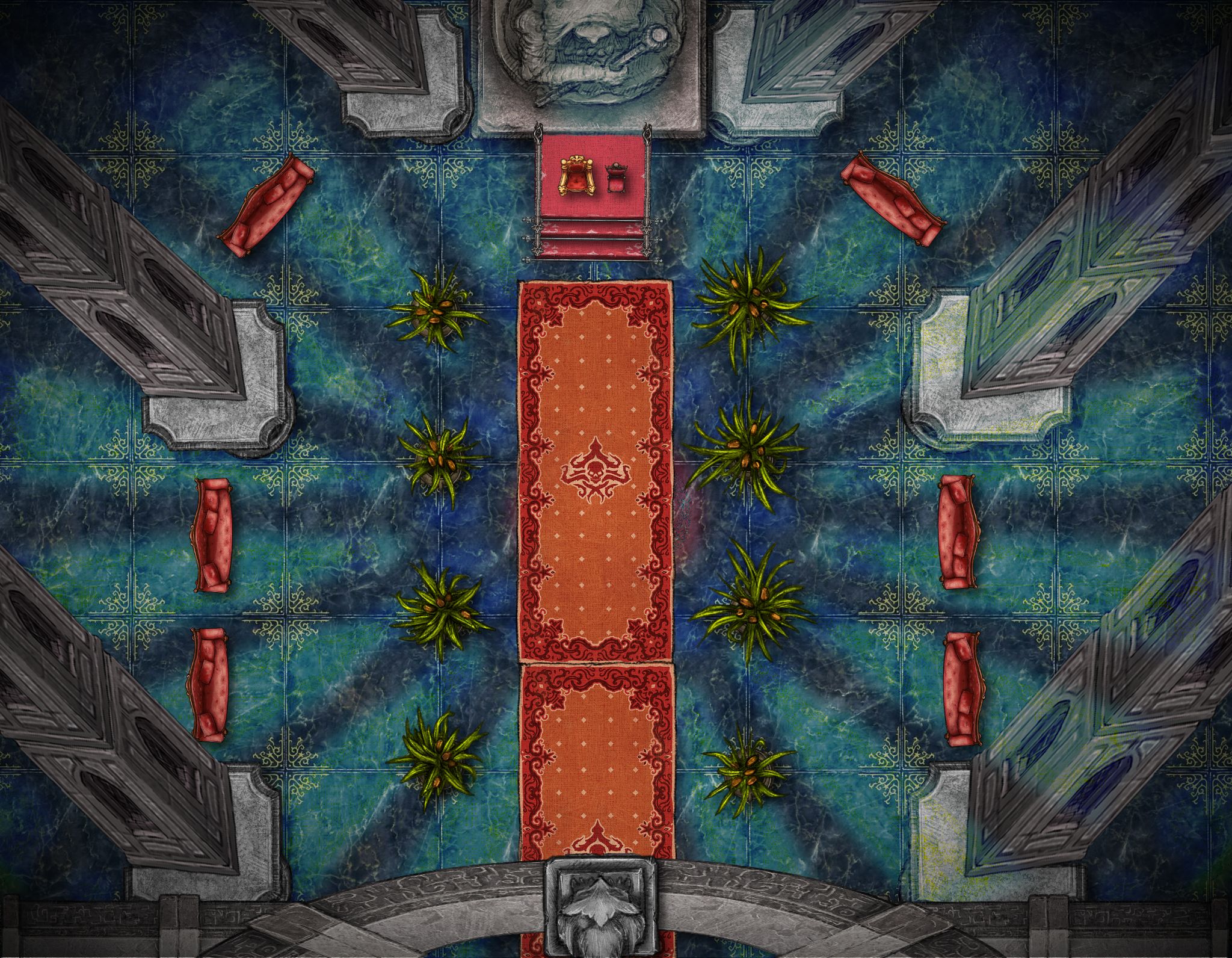 Medieval Italian Palace | Inkarnate - Create Fantasy Maps Online