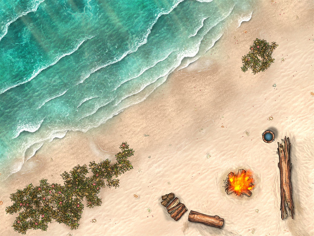 Black Sand Beach | Inkarnate - Create Fantasy Maps Online