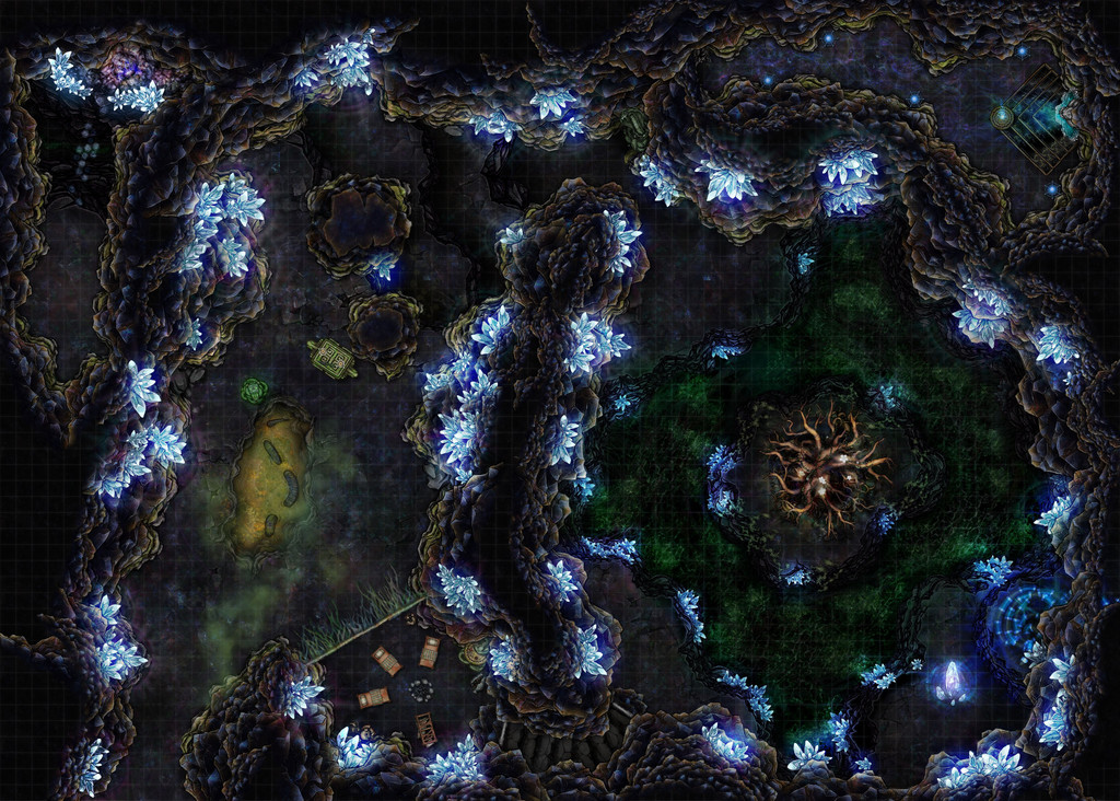 Crystal Caves | Inkarnate - Create Fantasy Maps Online
