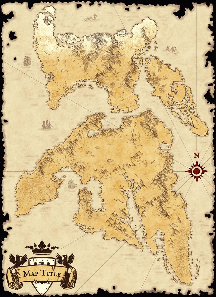 Parchment Map Template | Inkarnate - Create Fantasy Maps Online