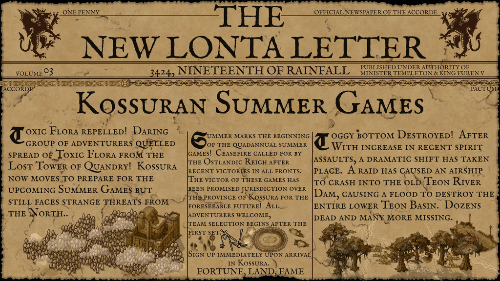 Newspaper Template | Inkarnate - Create Fantasy Maps Online