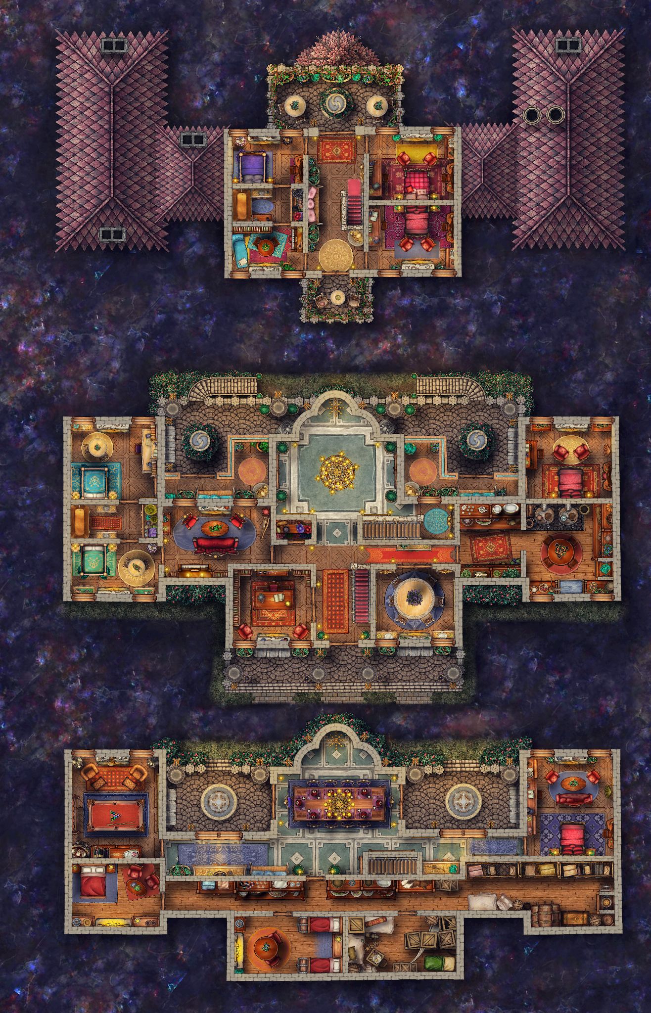 Estate / Mansion / Manor / Grand House | Inkarnate - Create Fantasy ...