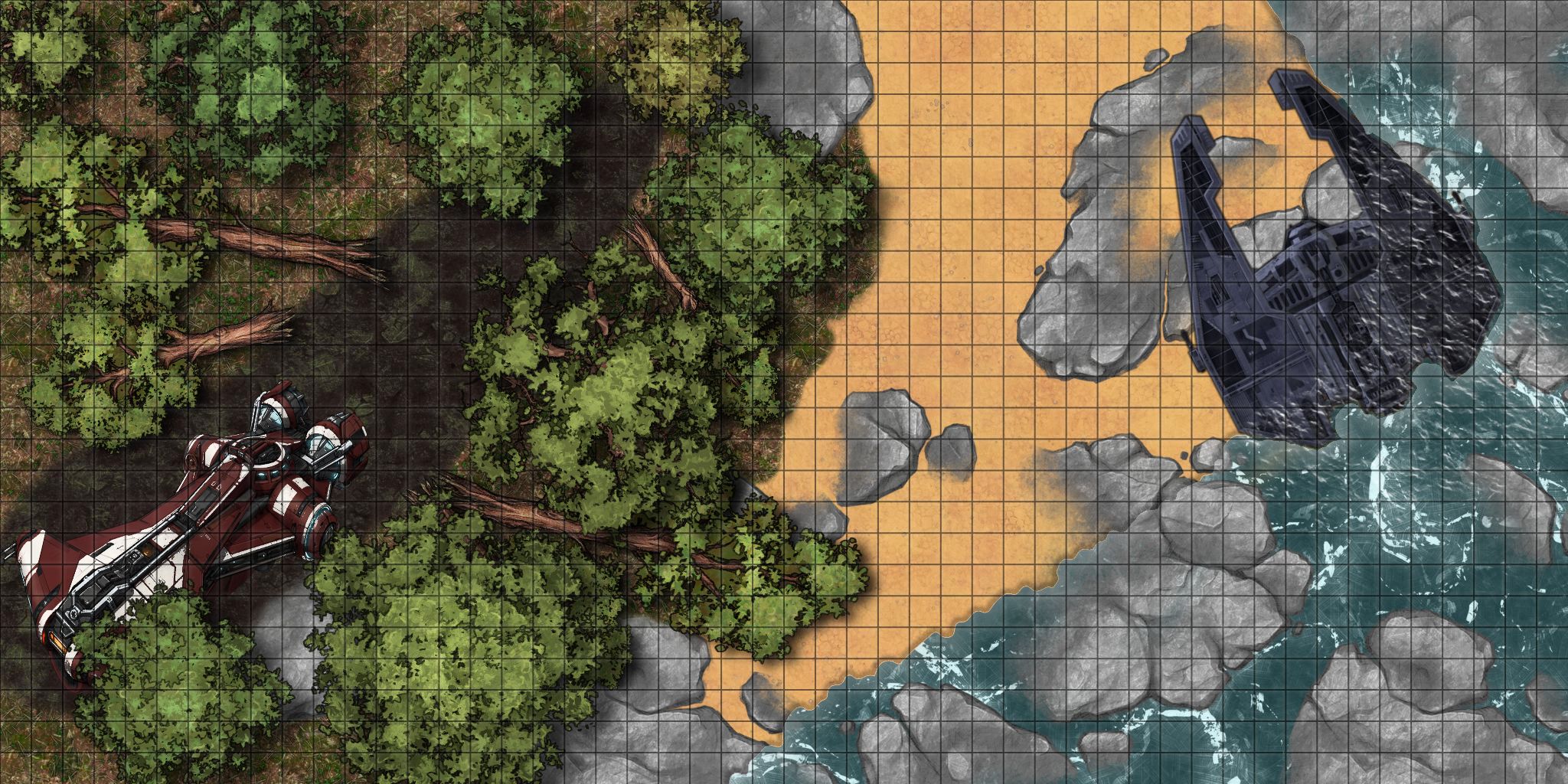 Tython Beach | Inkarnate - Create Fantasy Maps Online
