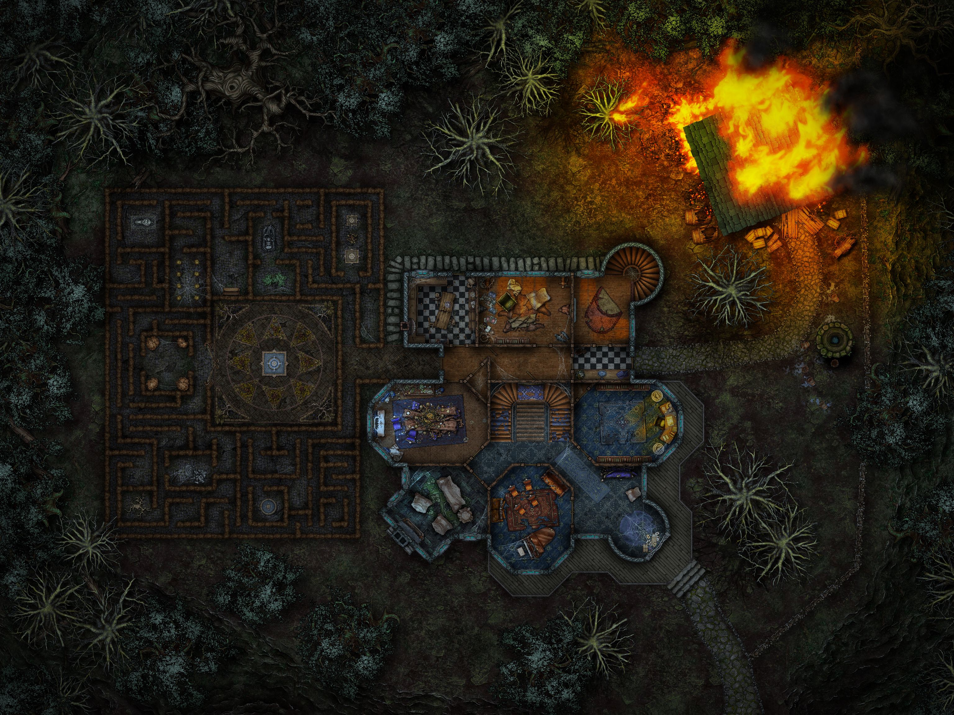 Horror House | Inkarnate - Create Fantasy Maps Online