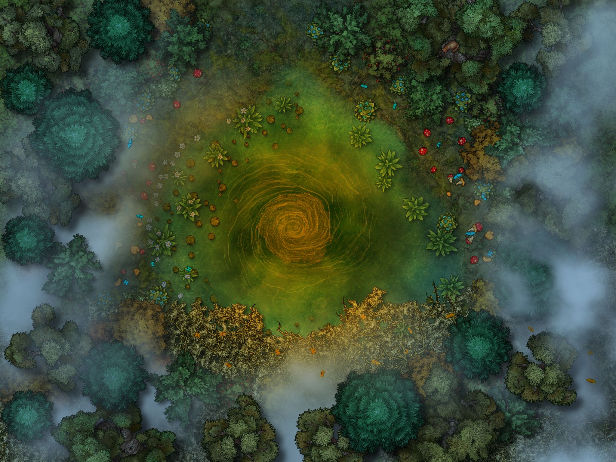 Ancient Grove | Inkarnate - Create Fantasy Maps Online