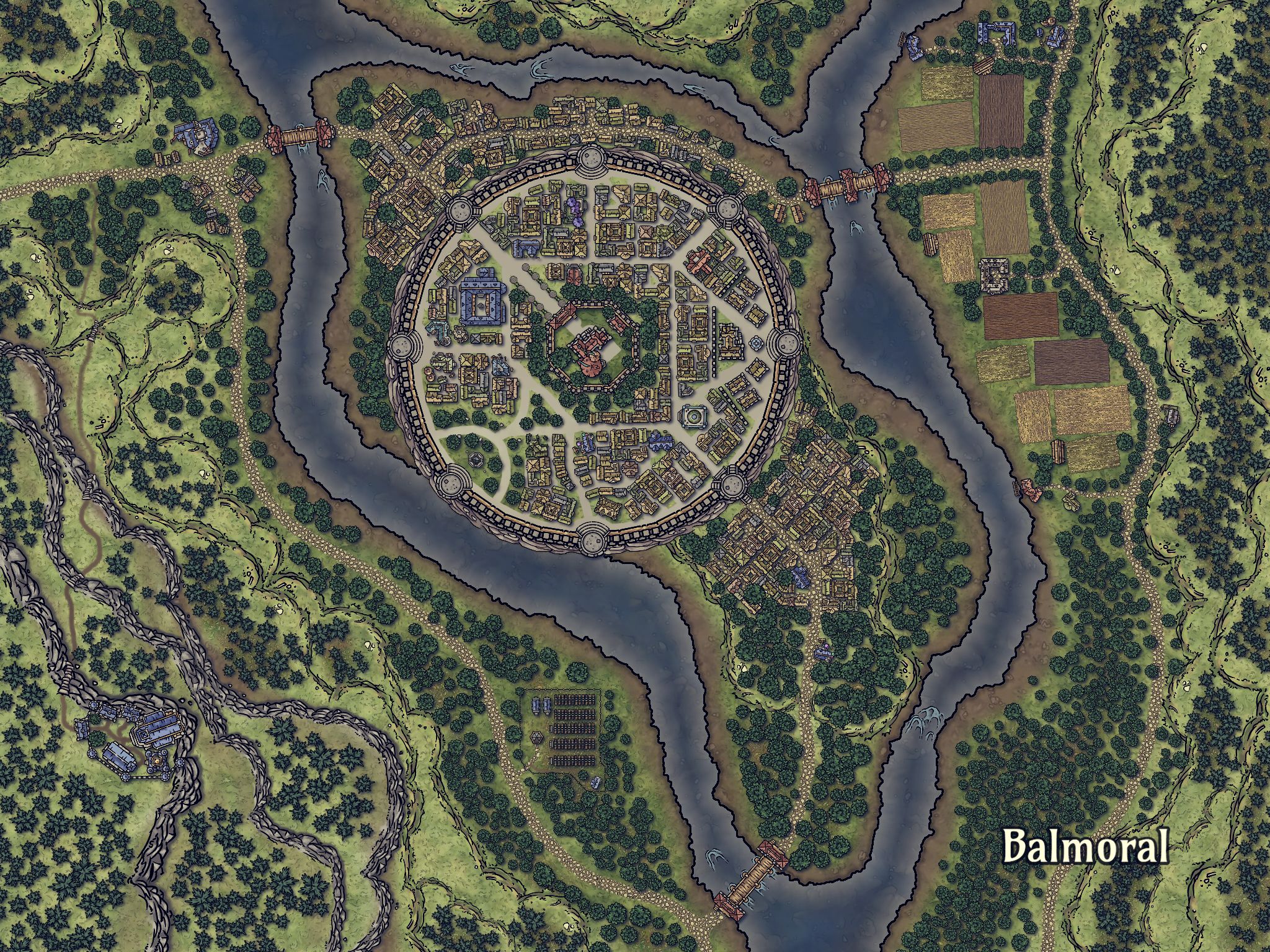 Balmoral | Inkarnate - Create Fantasy Maps Online