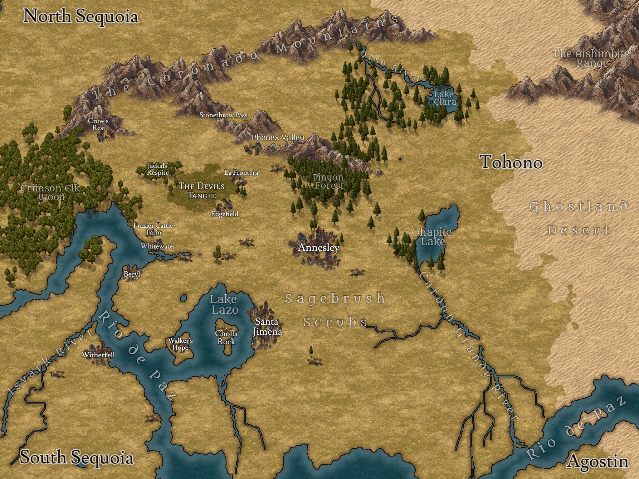 The Devil's Tangle | Inkarnate - Create Fantasy Maps Online