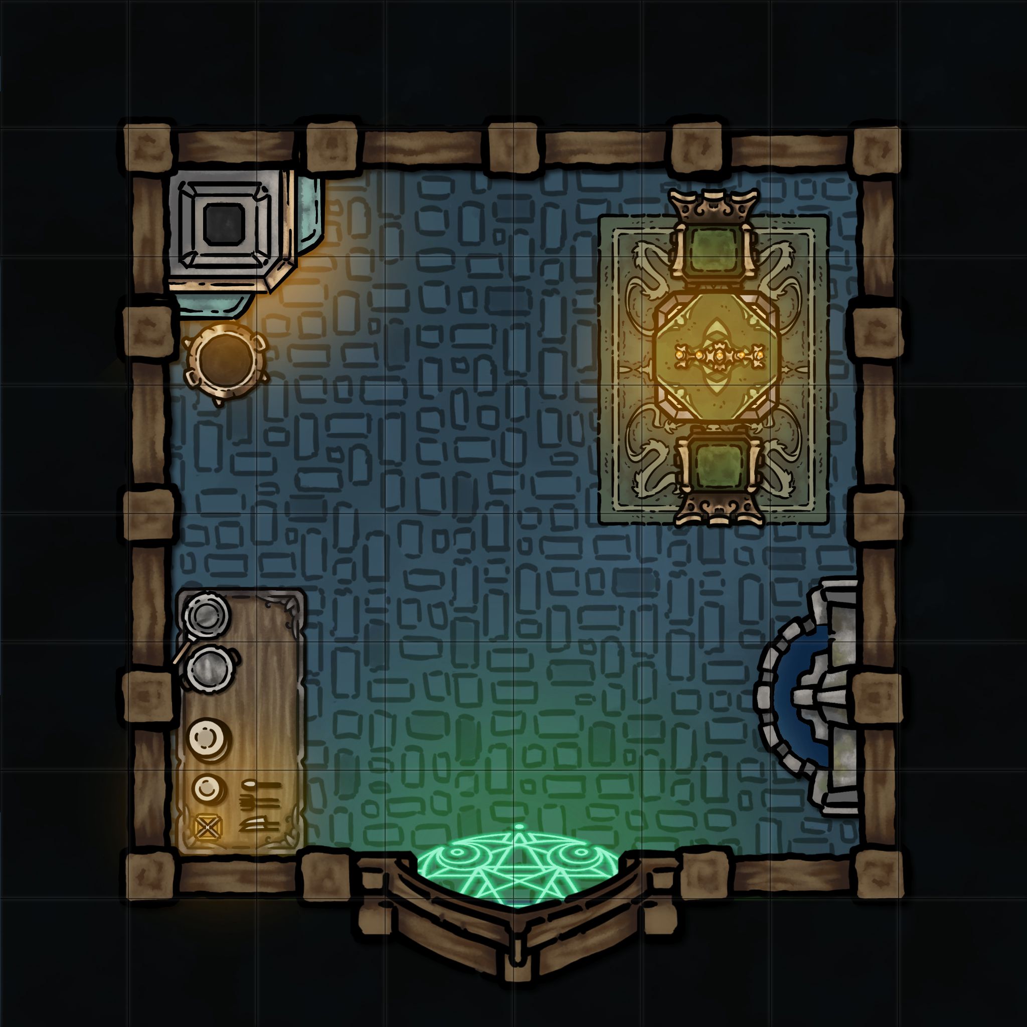 Demiplane Kitchen and Dining Room | Inkarnate - Create Fantasy Maps Online