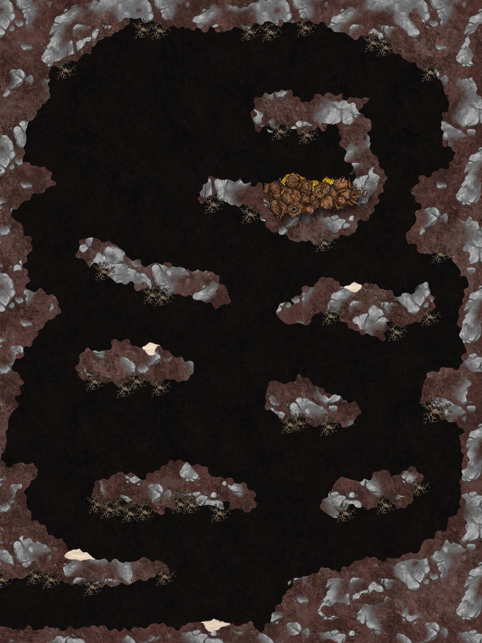 2D Scroller Zombie Beholder Lair | Inkarnate - Create Fantasy Maps Online