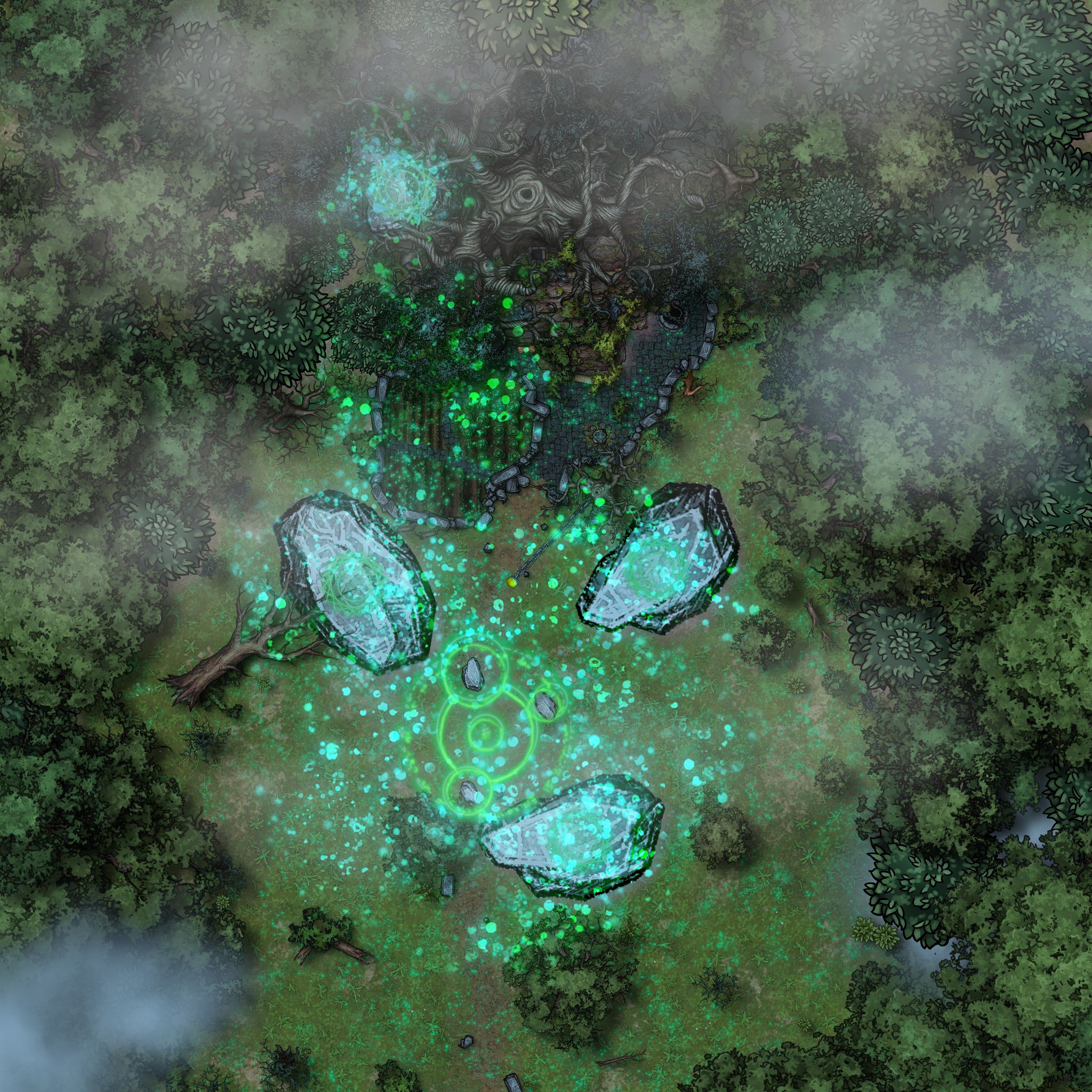 Hovel of the Hag planar shifted version | Inkarnate - Create Fantasy ...