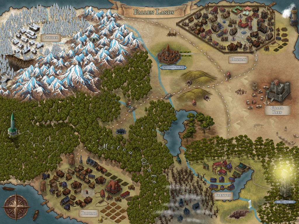 Fallen Lands | Inkarnate - Create Fantasy Maps Online