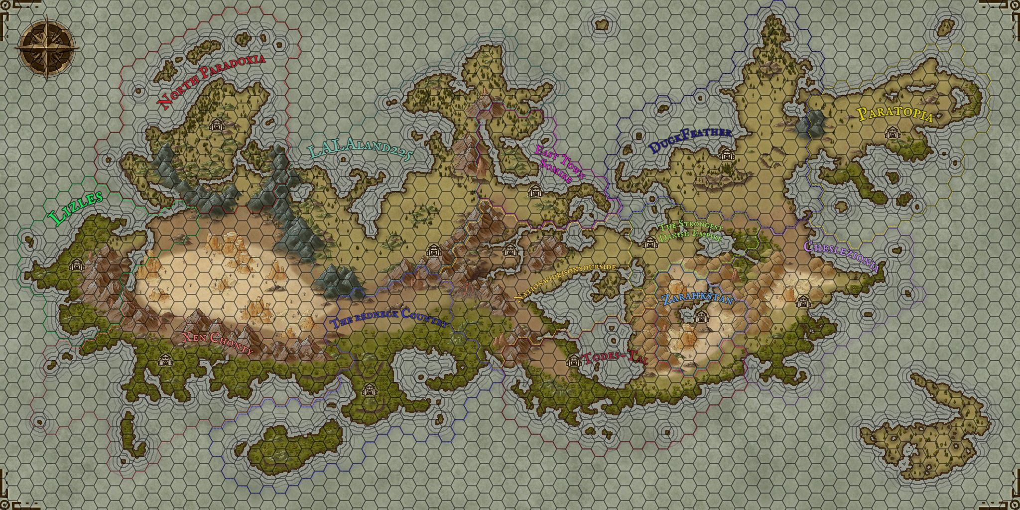 Sharlandia (copy) | Inkarnate - Create Fantasy Maps Online