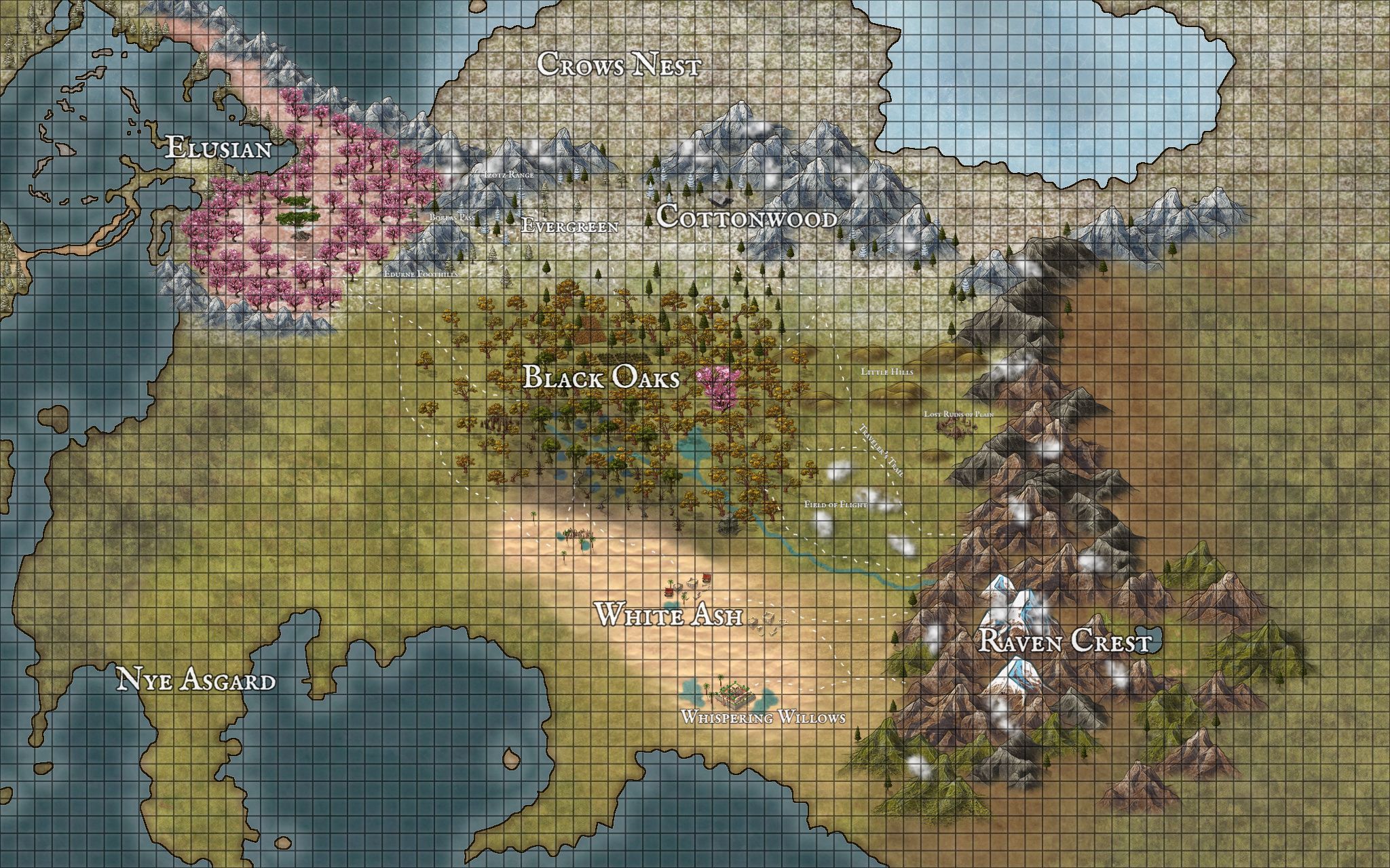 Ally Map - Zeracorns | Inkarnate - Create Fantasy Maps Online