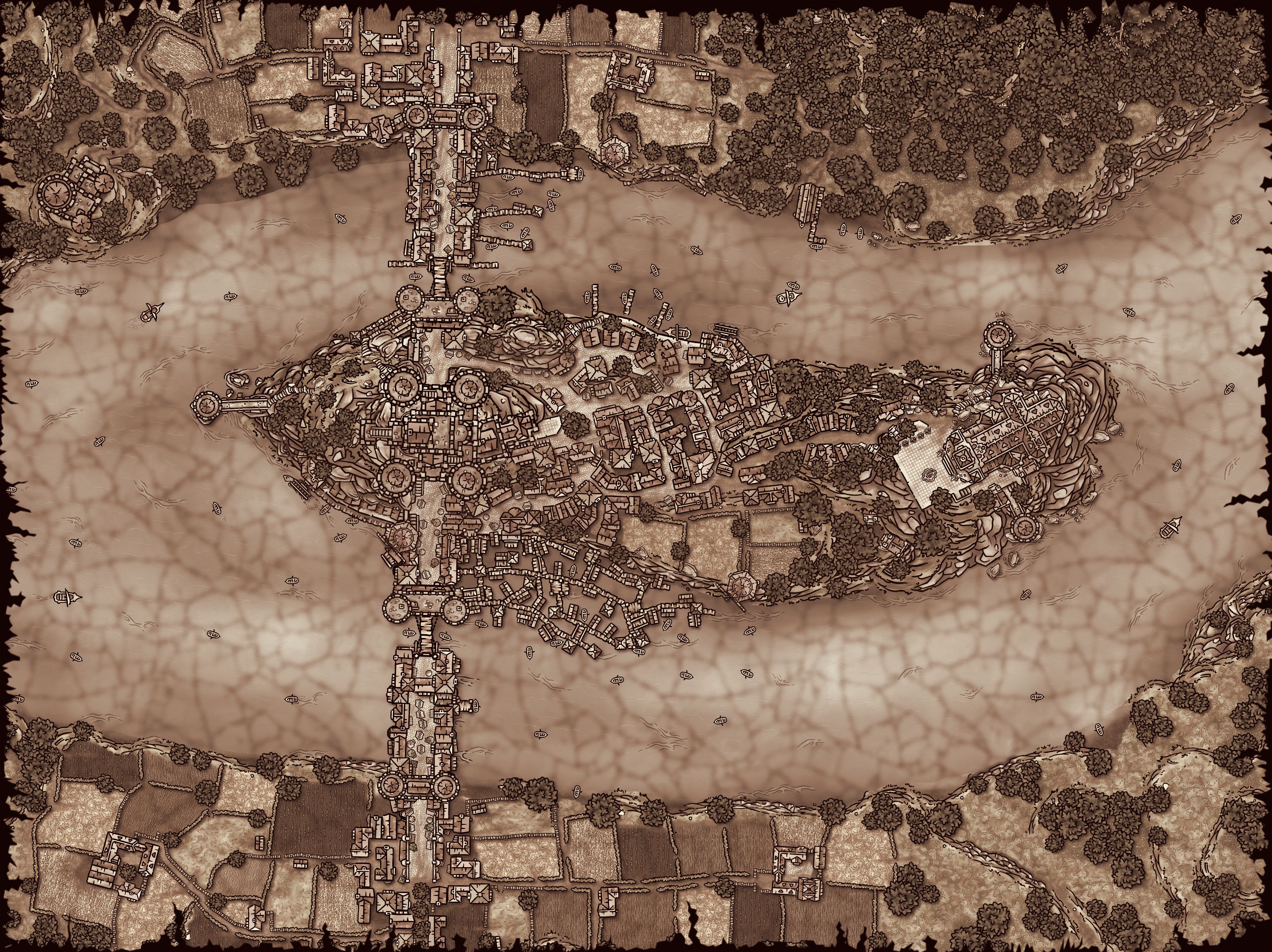 Mòrhold - parchment | Inkarnate - Create Fantasy Maps Online