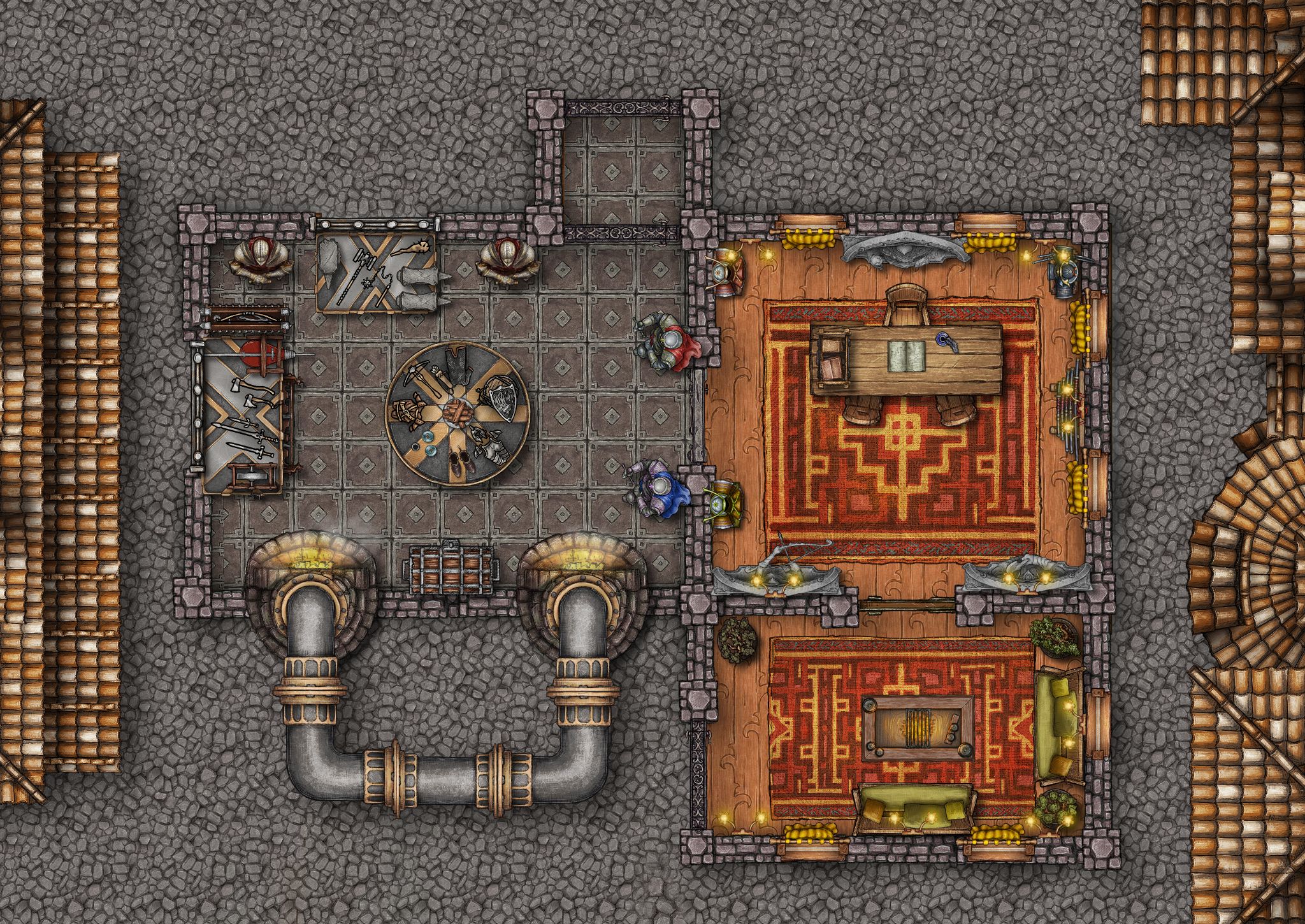 Bahlrak's Forge- Baldur's Gate | Inkarnate - Create Fantasy Maps Online