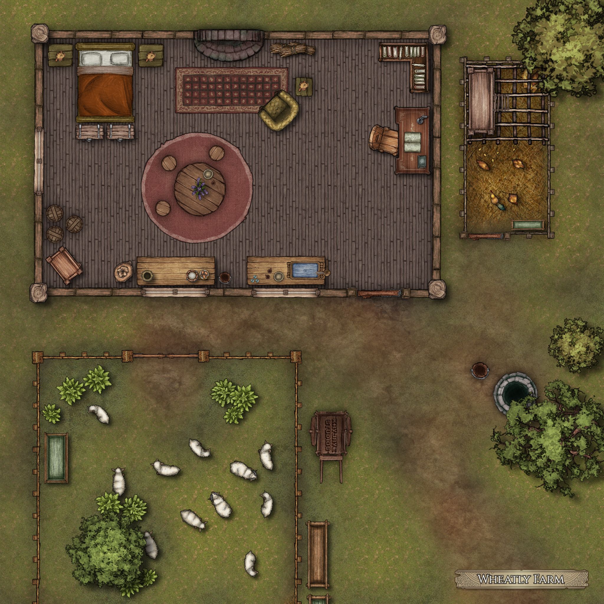 Wheatly Farm | Inkarnate - Create Fantasy Maps Online