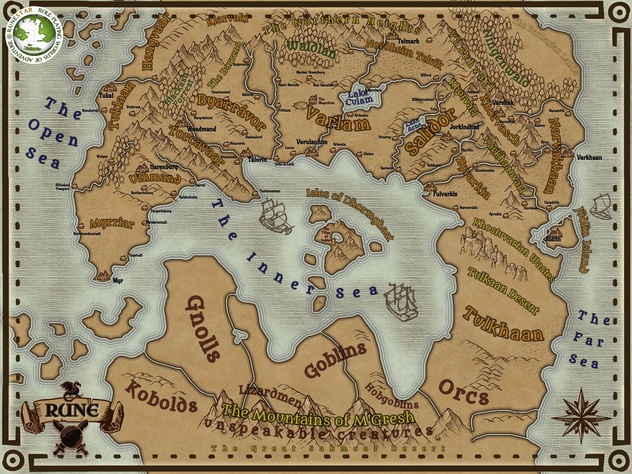 Rune - Player world map version | Inkarnate - Create Fantasy Maps Online