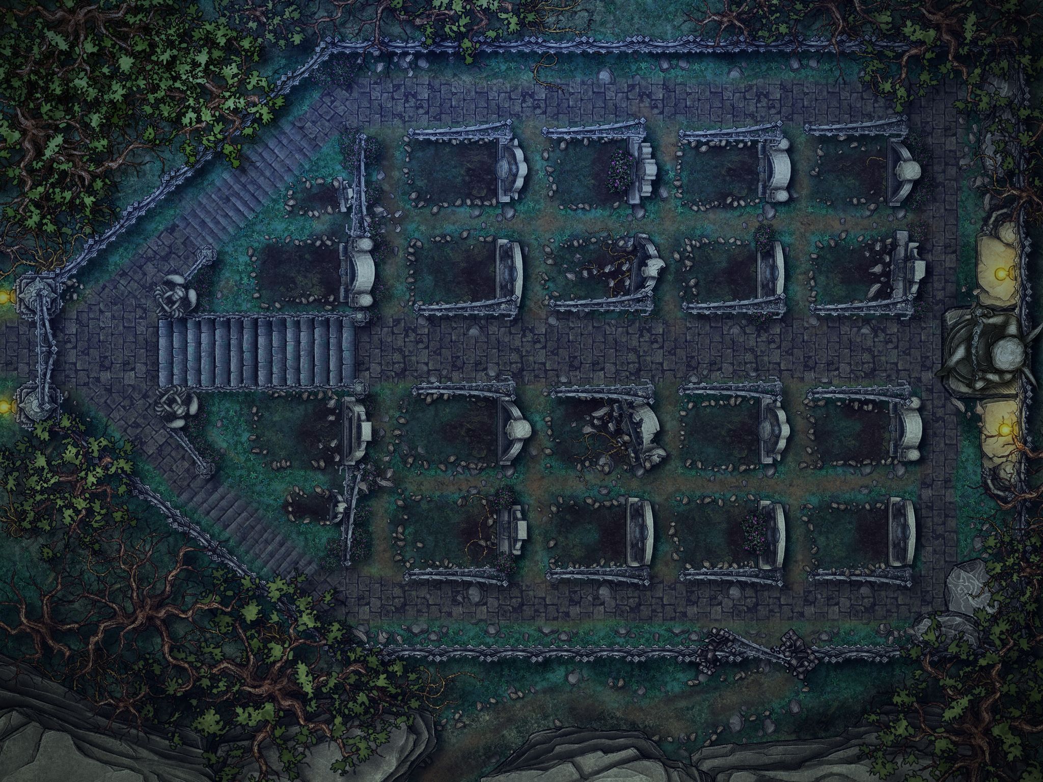 Graveyard First City | Inkarnate - Create Fantasy Maps Online