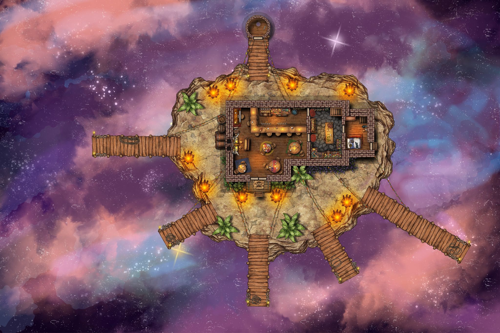 Yot's Rock (Main Floor) | Inkarnate - Create Fantasy Maps Online