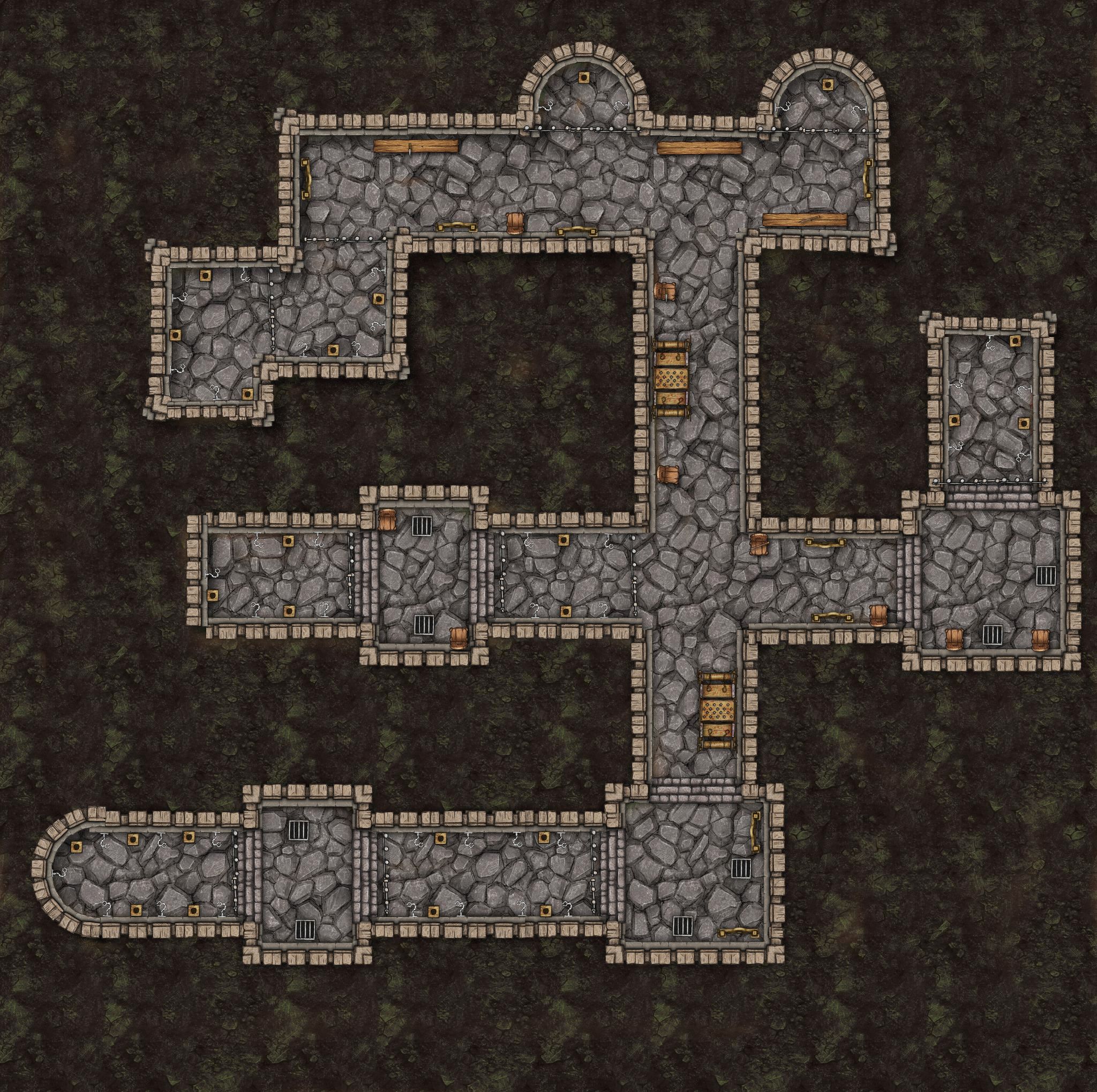 CASTLE DEEP DUNGEON LEVEL | Inkarnate - Create Fantasy Maps Online