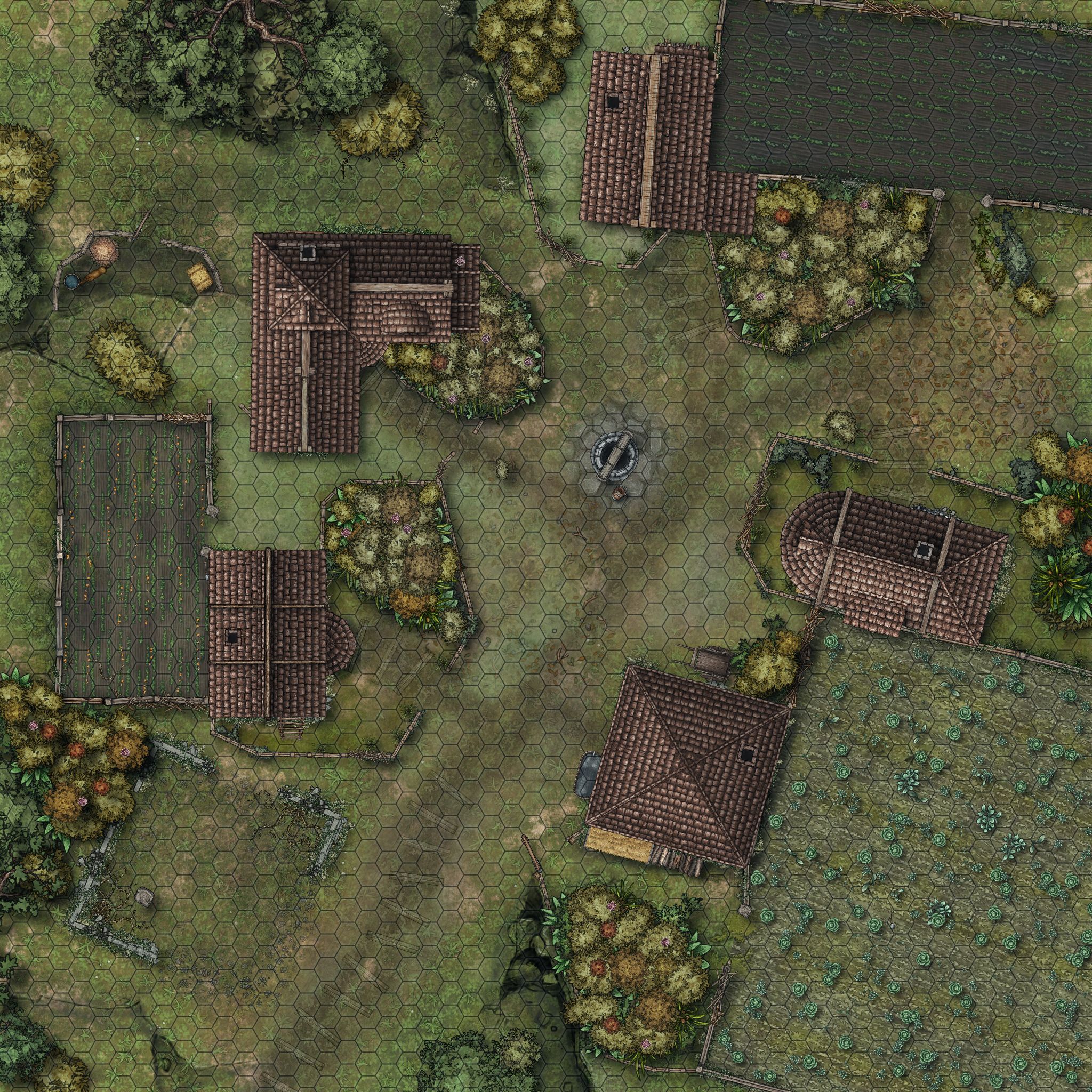 Village of Pegrove | Inkarnate - Create Fantasy Maps Online