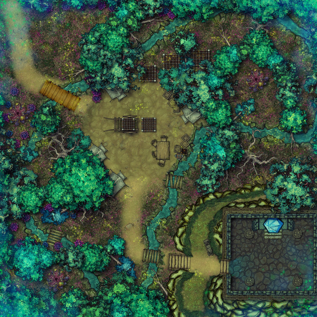 Hidden Fey Camp | Inkarnate - Create Fantasy Maps Online