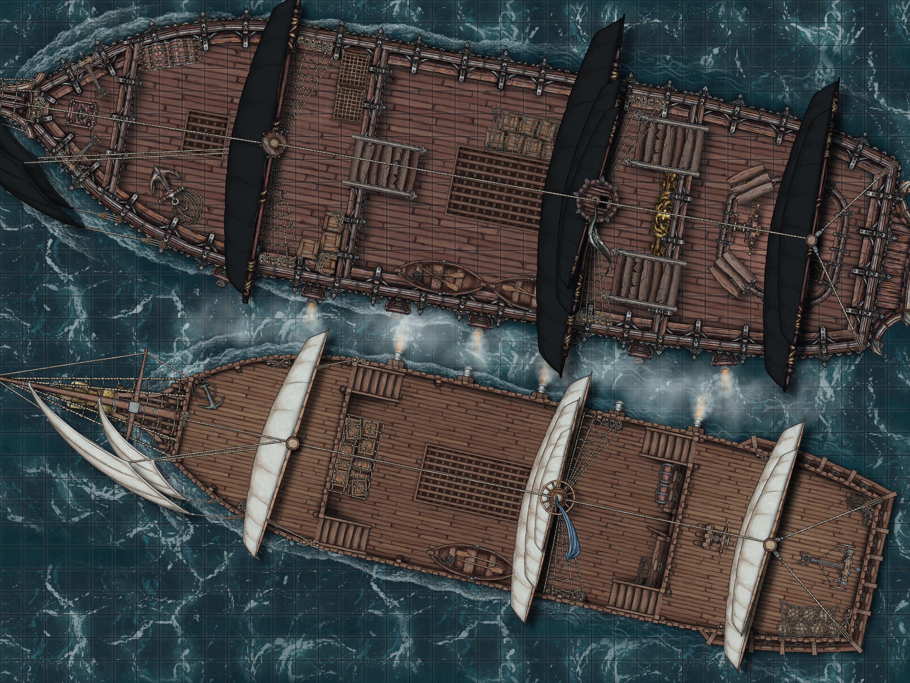 Ship Battle | Inkarnate - Create Fantasy Maps Online