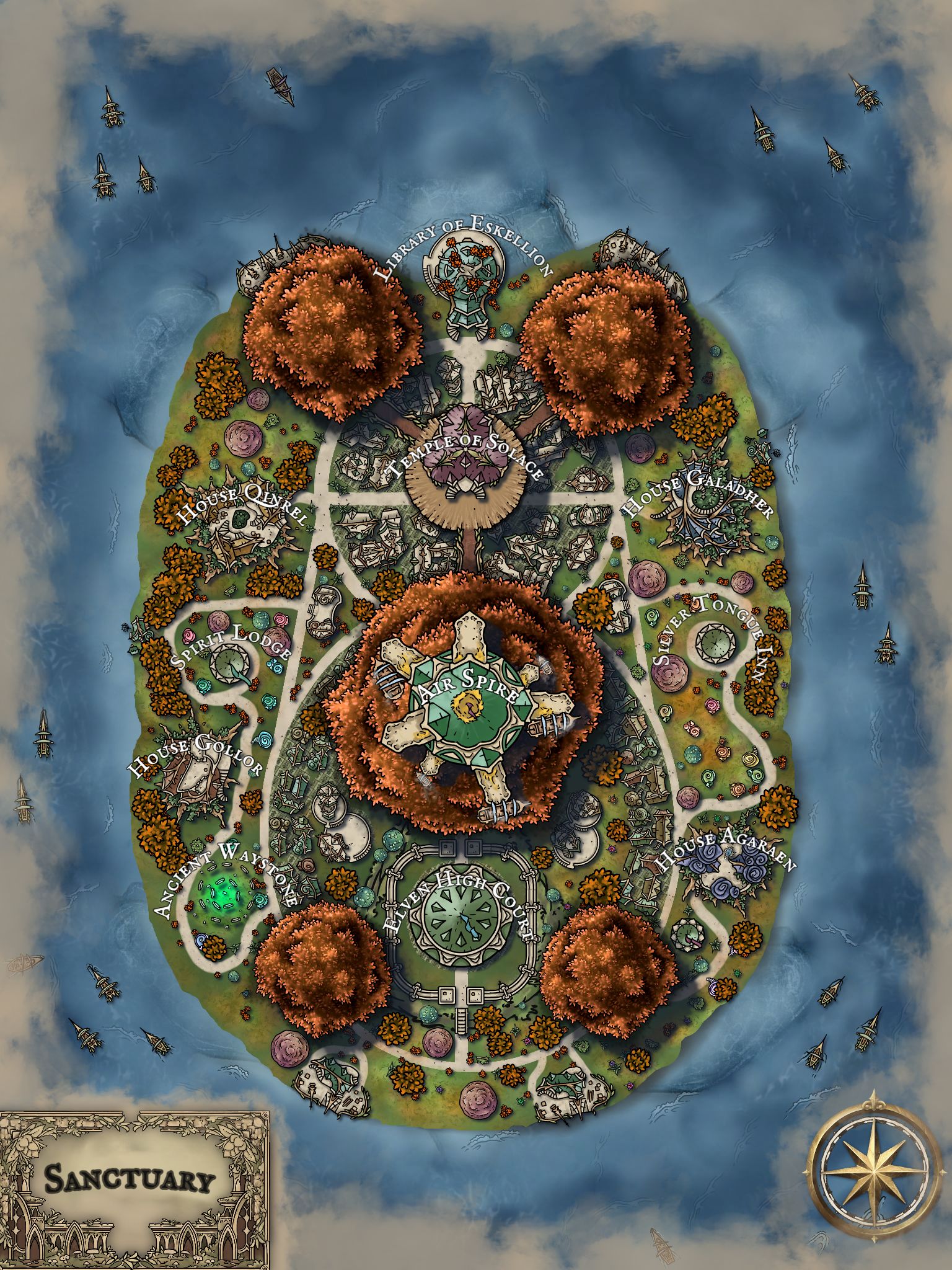 Sanctuary | Inkarnate - Create Fantasy Maps Online