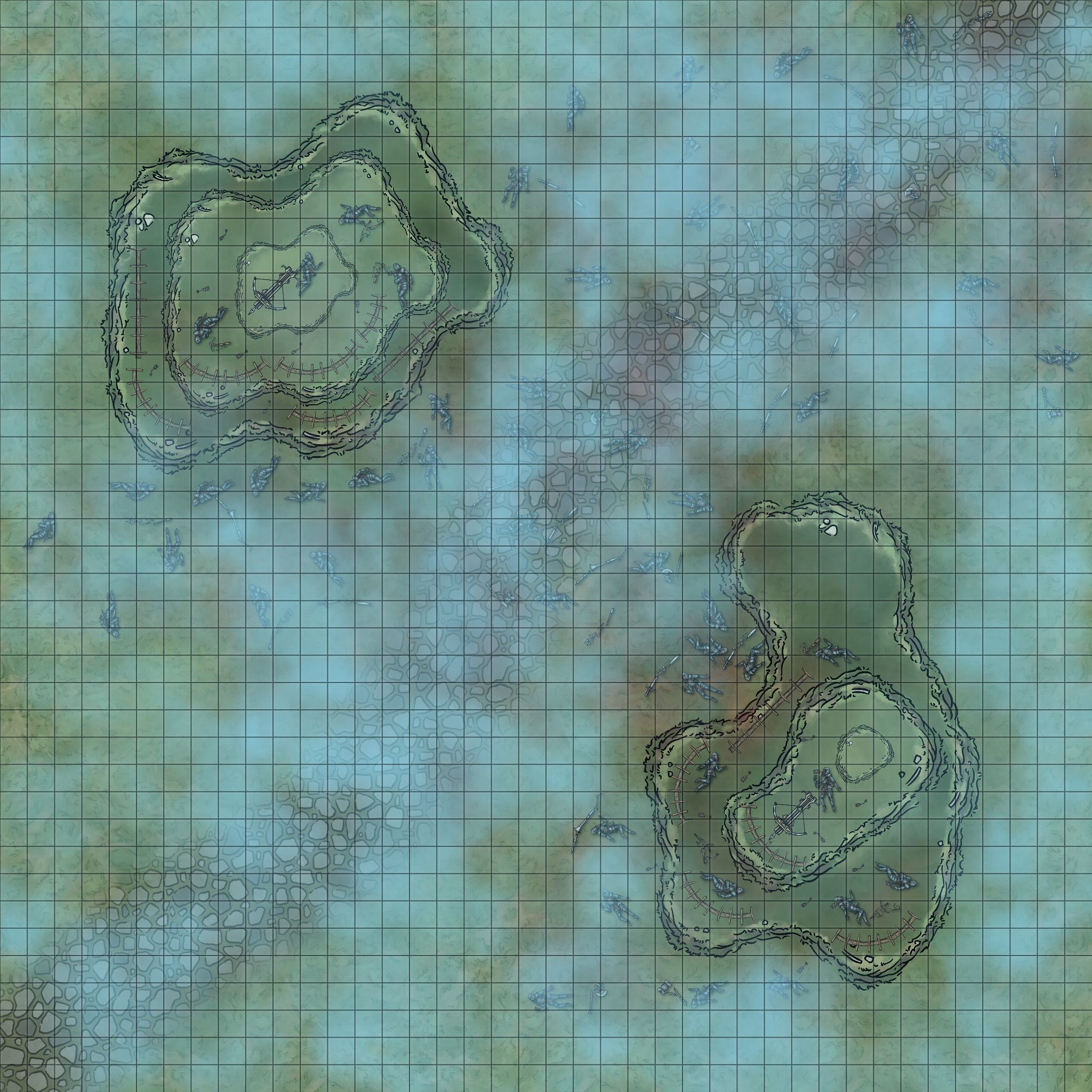 Day 7: Fog of War (40x40) | Inkarnate - Create Fantasy Maps Online