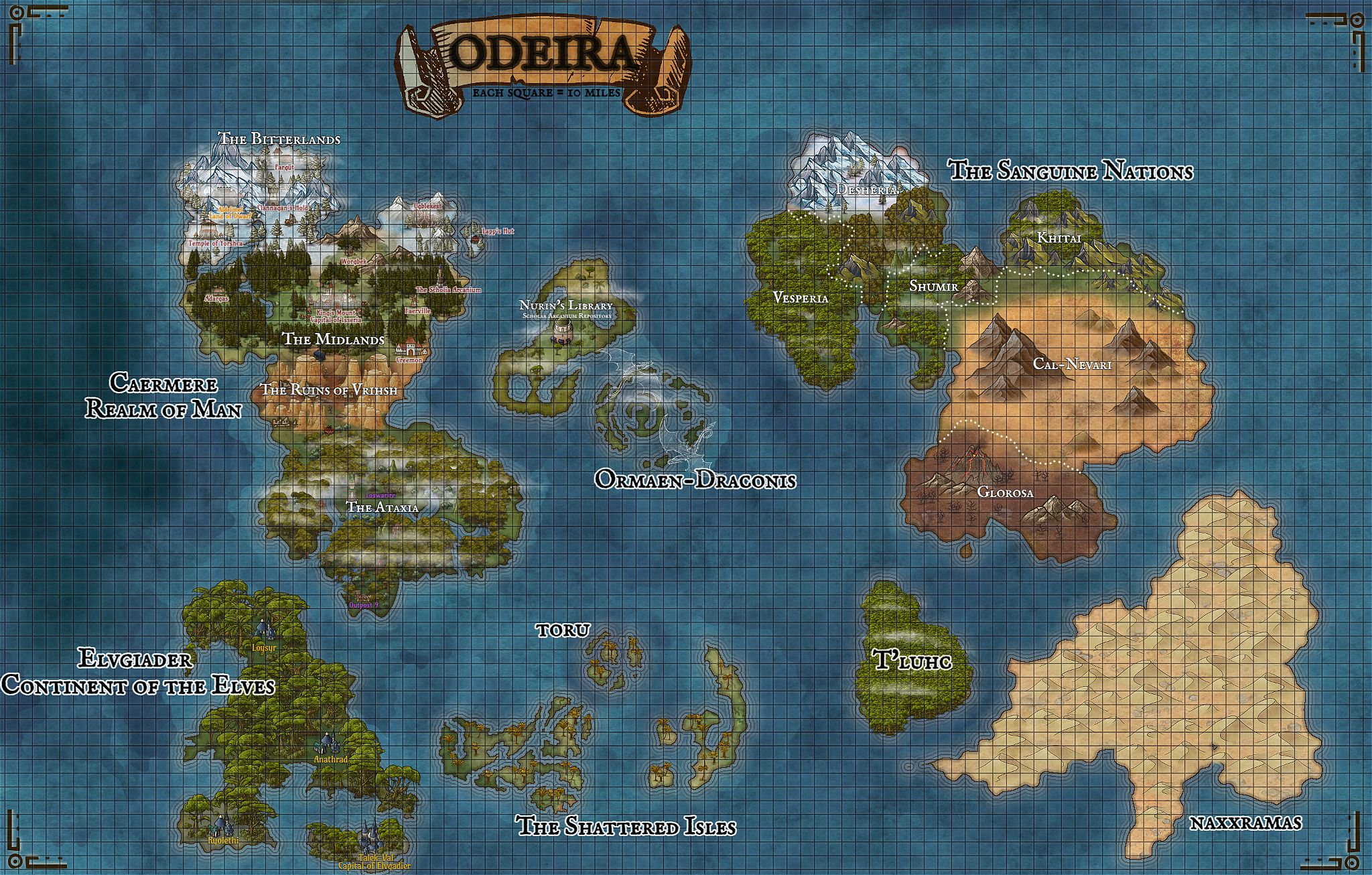 World Map for 5e Campaign | Inkarnate - Create Fantasy Maps Online