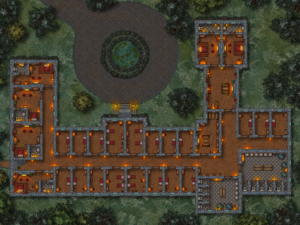 Burning Town | Inkarnate - Create Fantasy Maps Online