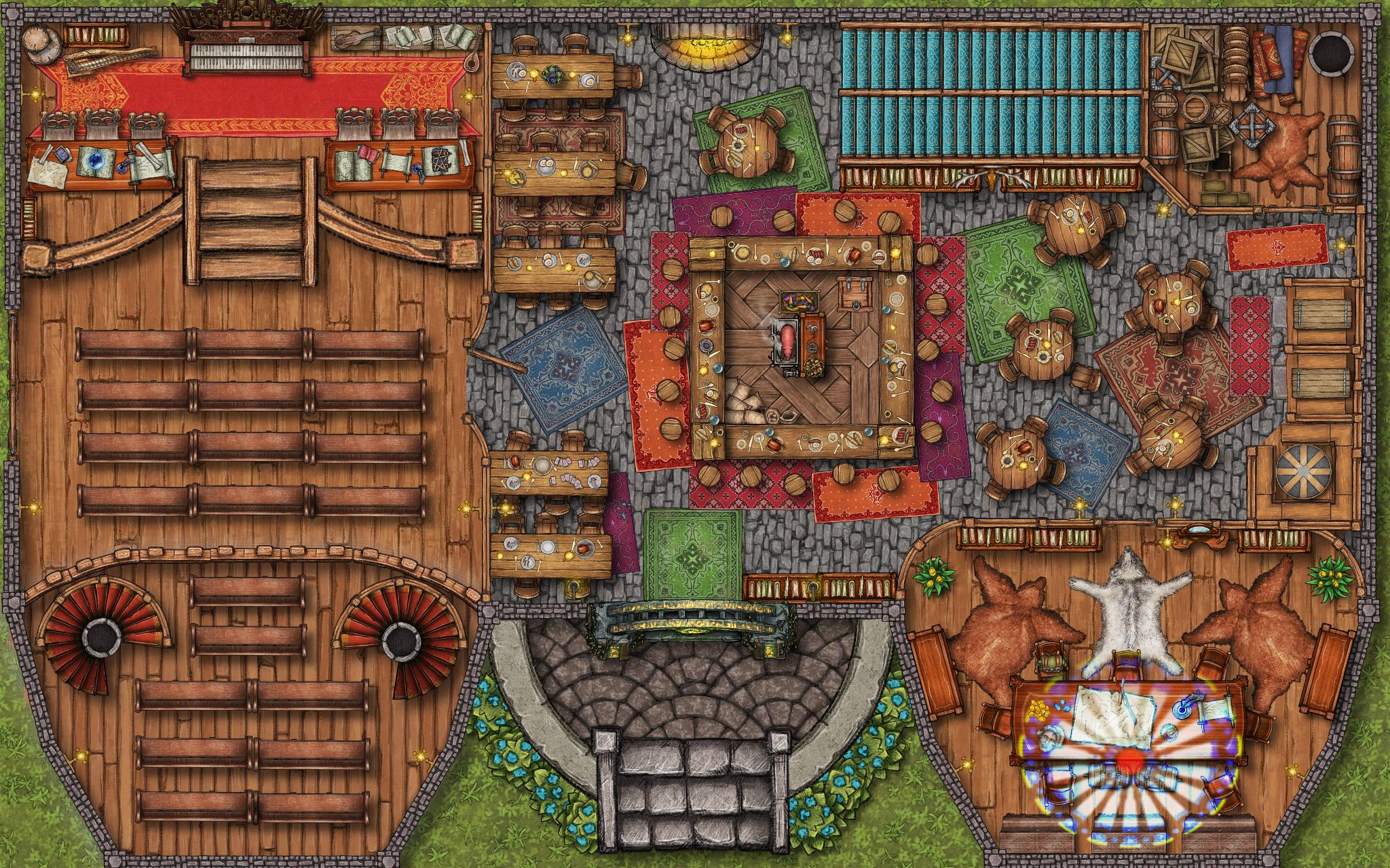 Echo Manor GF | Inkarnate - Create Fantasy Maps Online