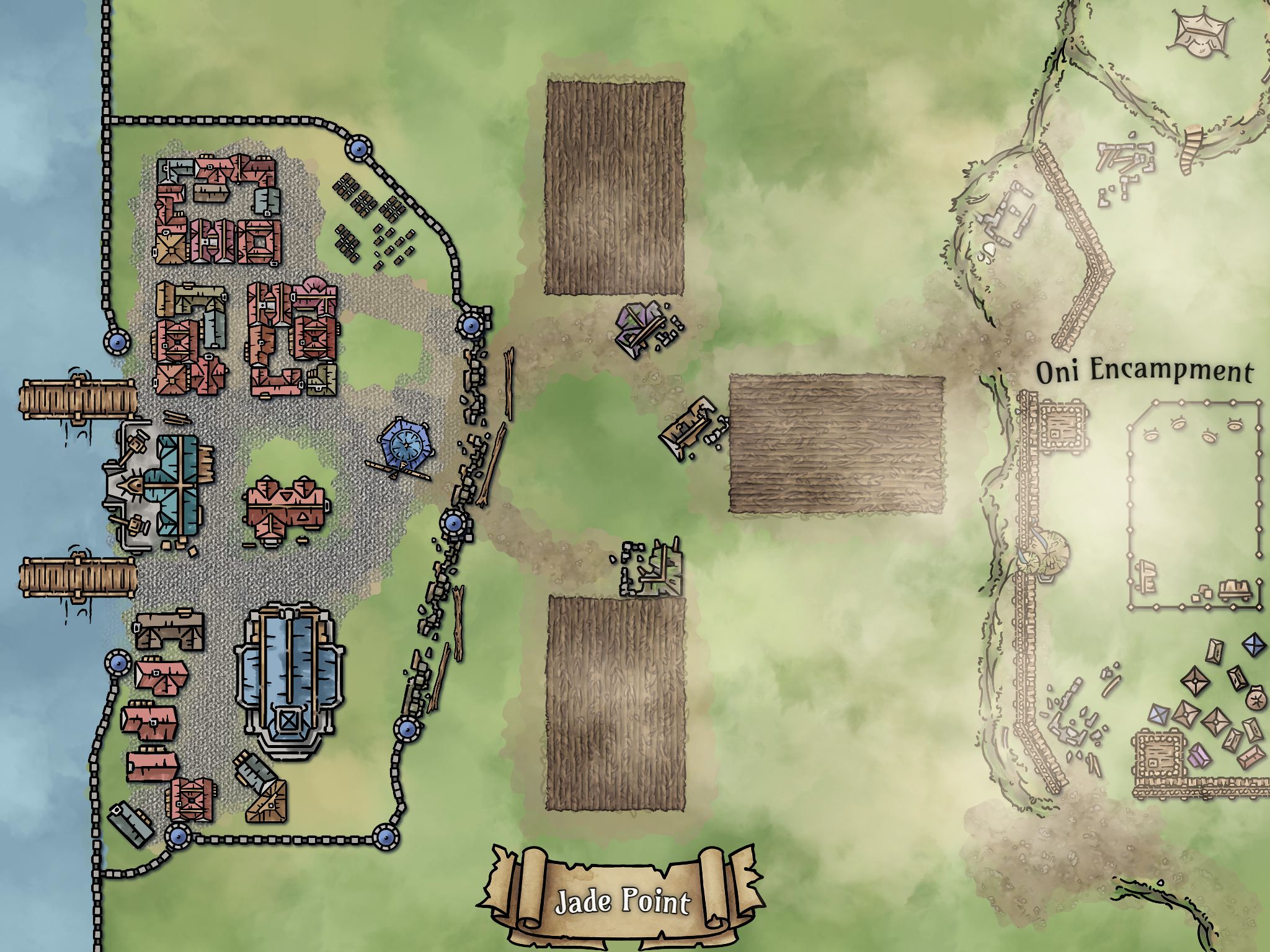 Jade Point | Inkarnate - Create Fantasy Maps Online