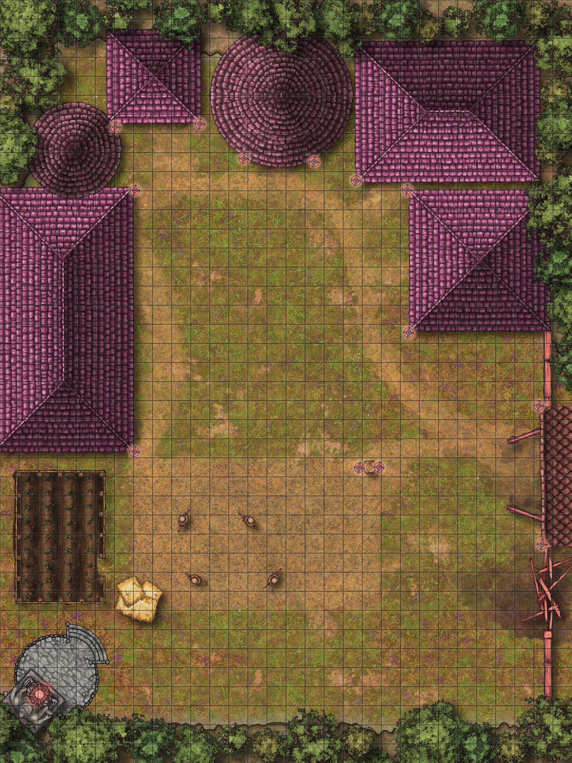 Shiumu Temple Day time | Inkarnate - Create Fantasy Maps Online