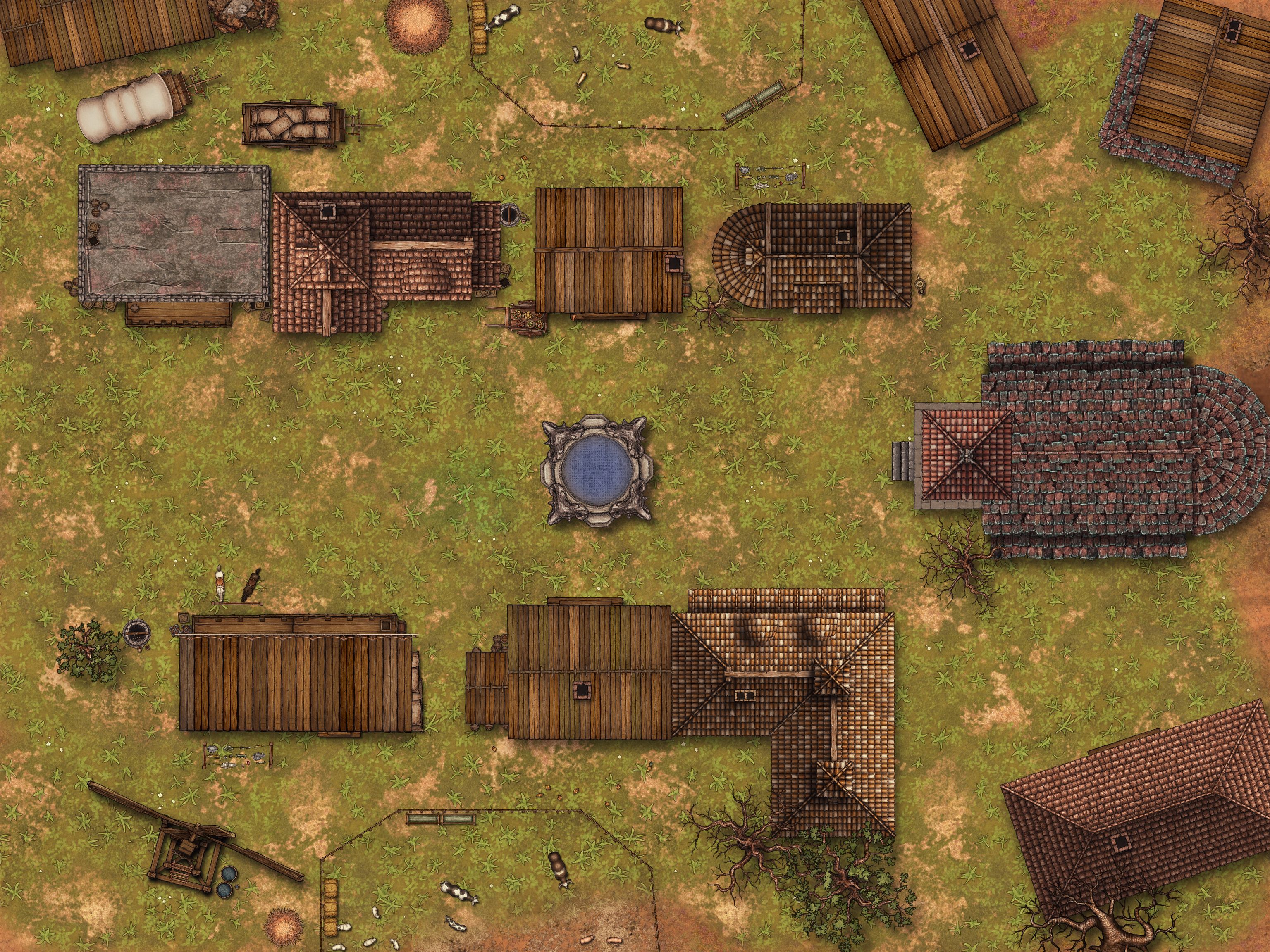 Wild West Town | Inkarnate - Create Fantasy Maps Online