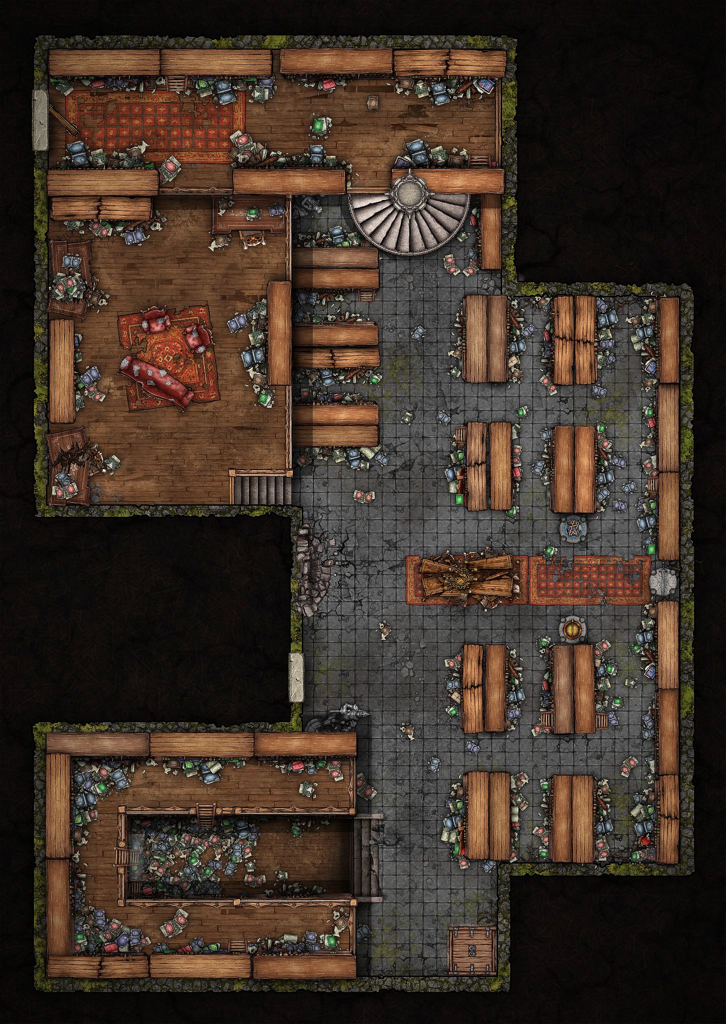 Abandoned Library | Inkarnate - Create Fantasy Maps Online